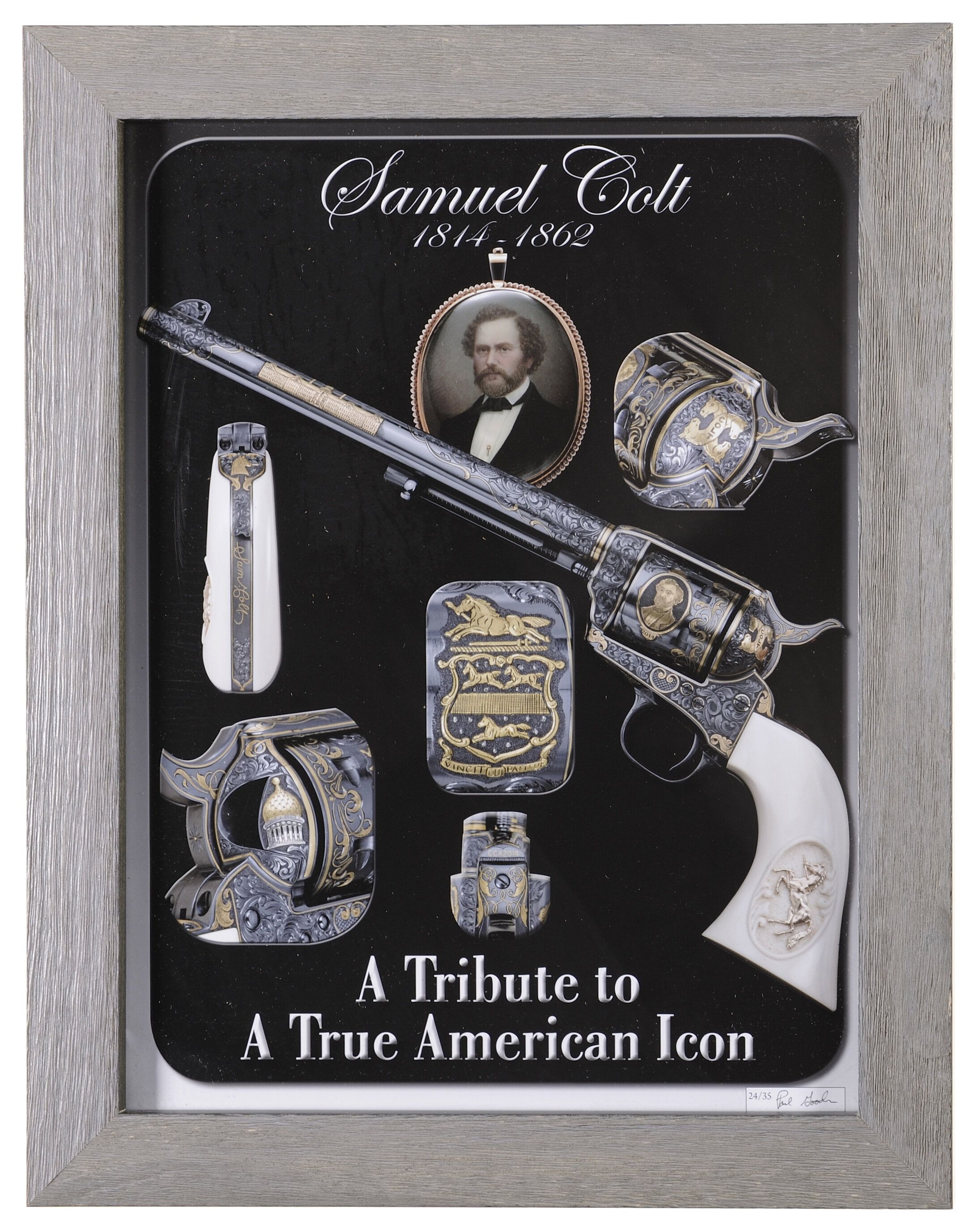 Group of Framed Colt Memorabilia | Rock Island Auction
