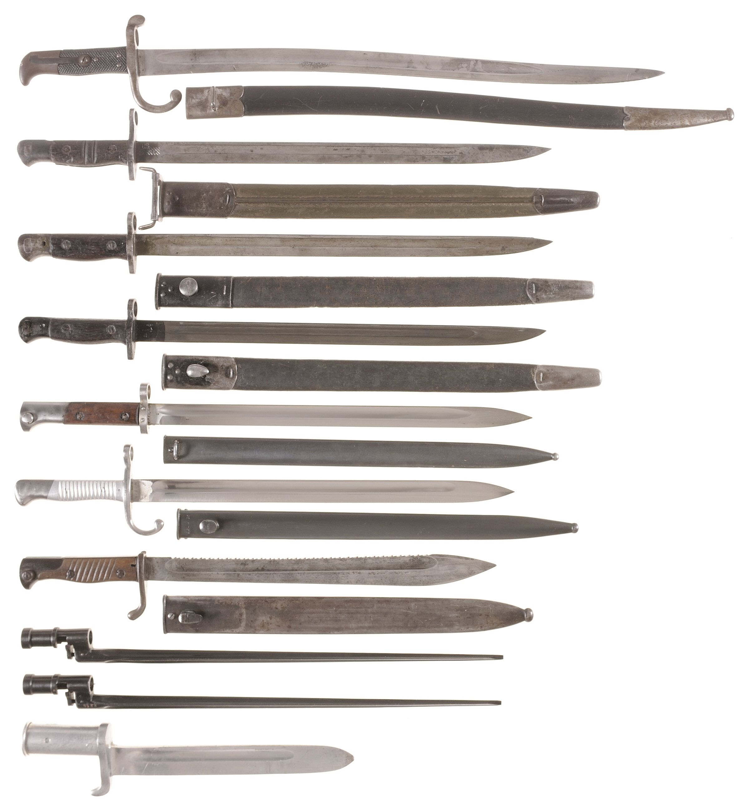 Group of Ten Bayonets | Rock Island Auction