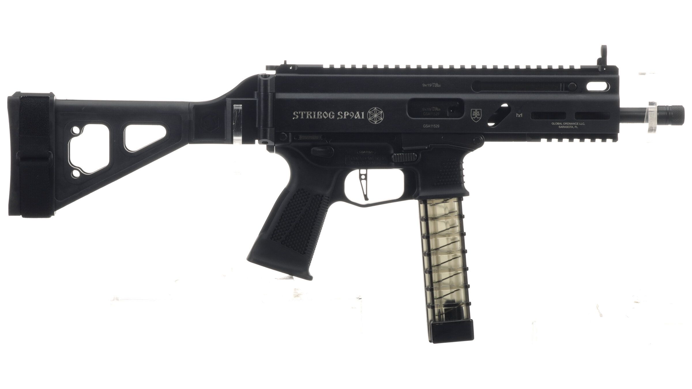 Grand Power Stribog SP9A3 Semi-Automatic Pistol with Case | Rock Island ...