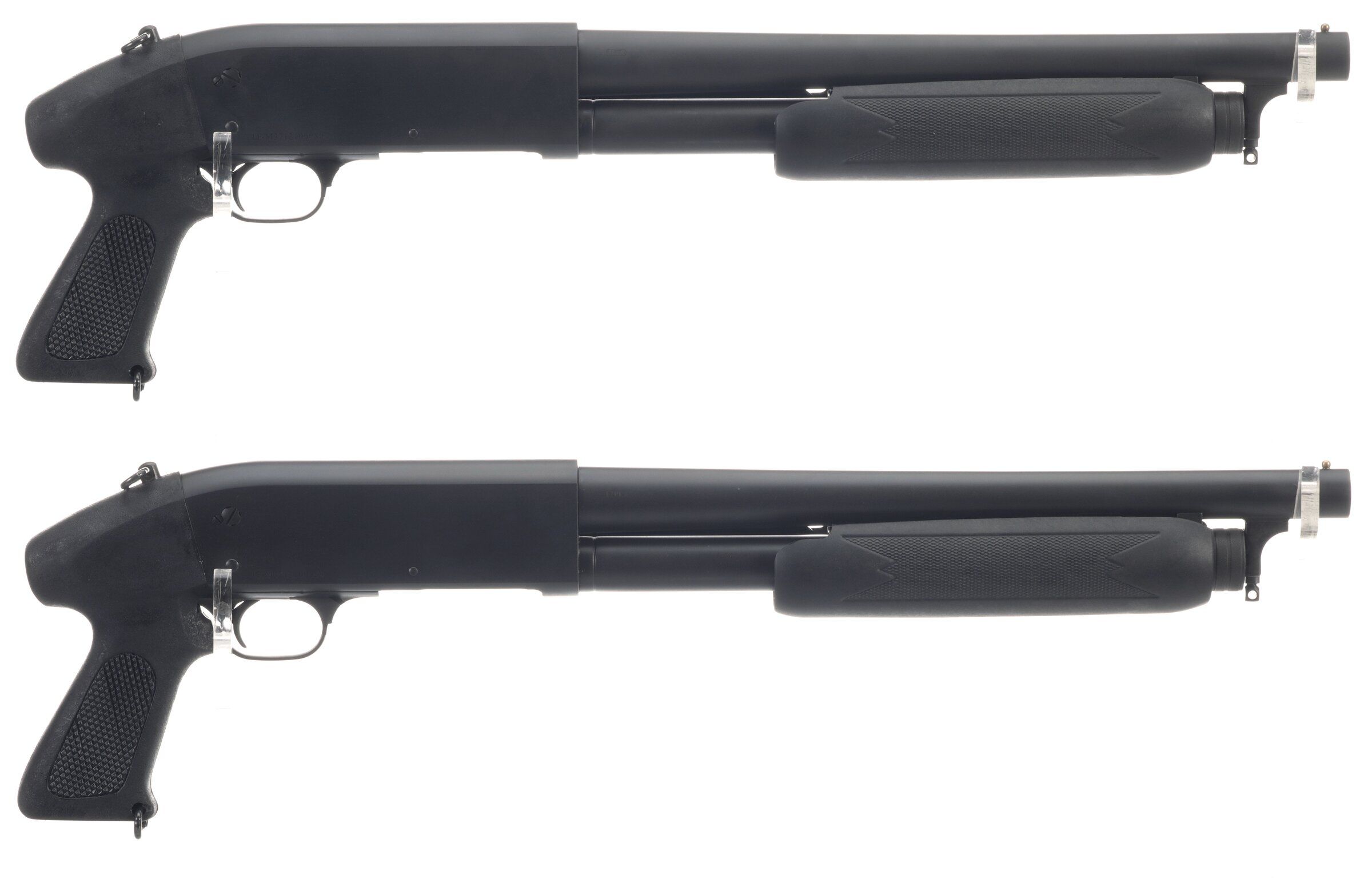 Two Ithaca Model 37 Slide Action Class III/NFA AOWs | Rock Island Auction