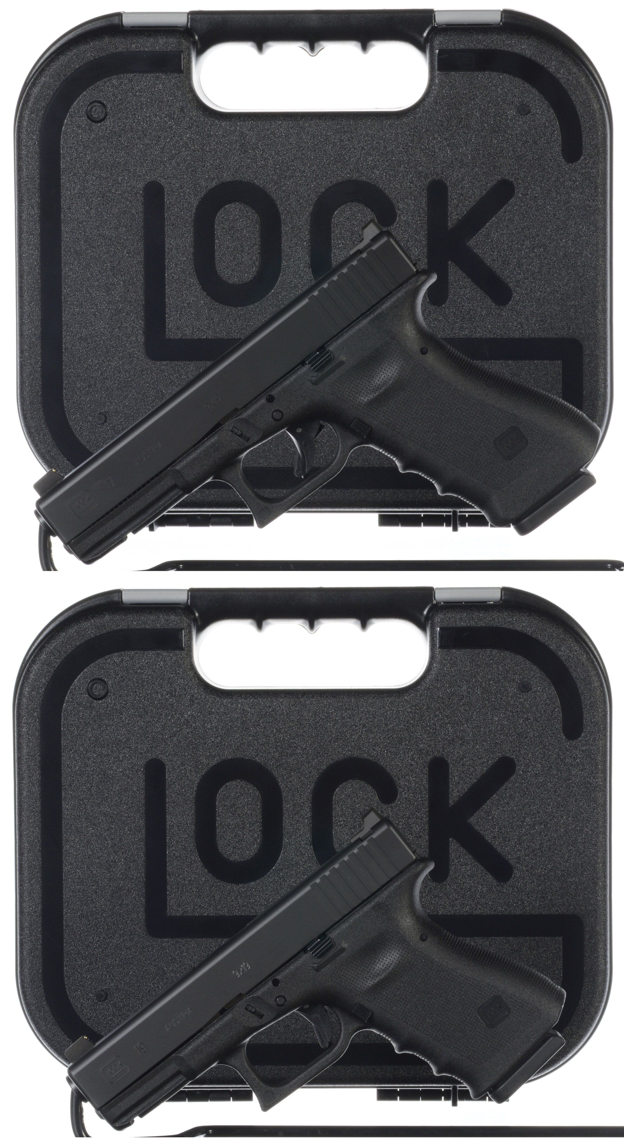 Two Glock RTF2 Vickers Tactical Semi-Automatic Pistols | Rock Island ...