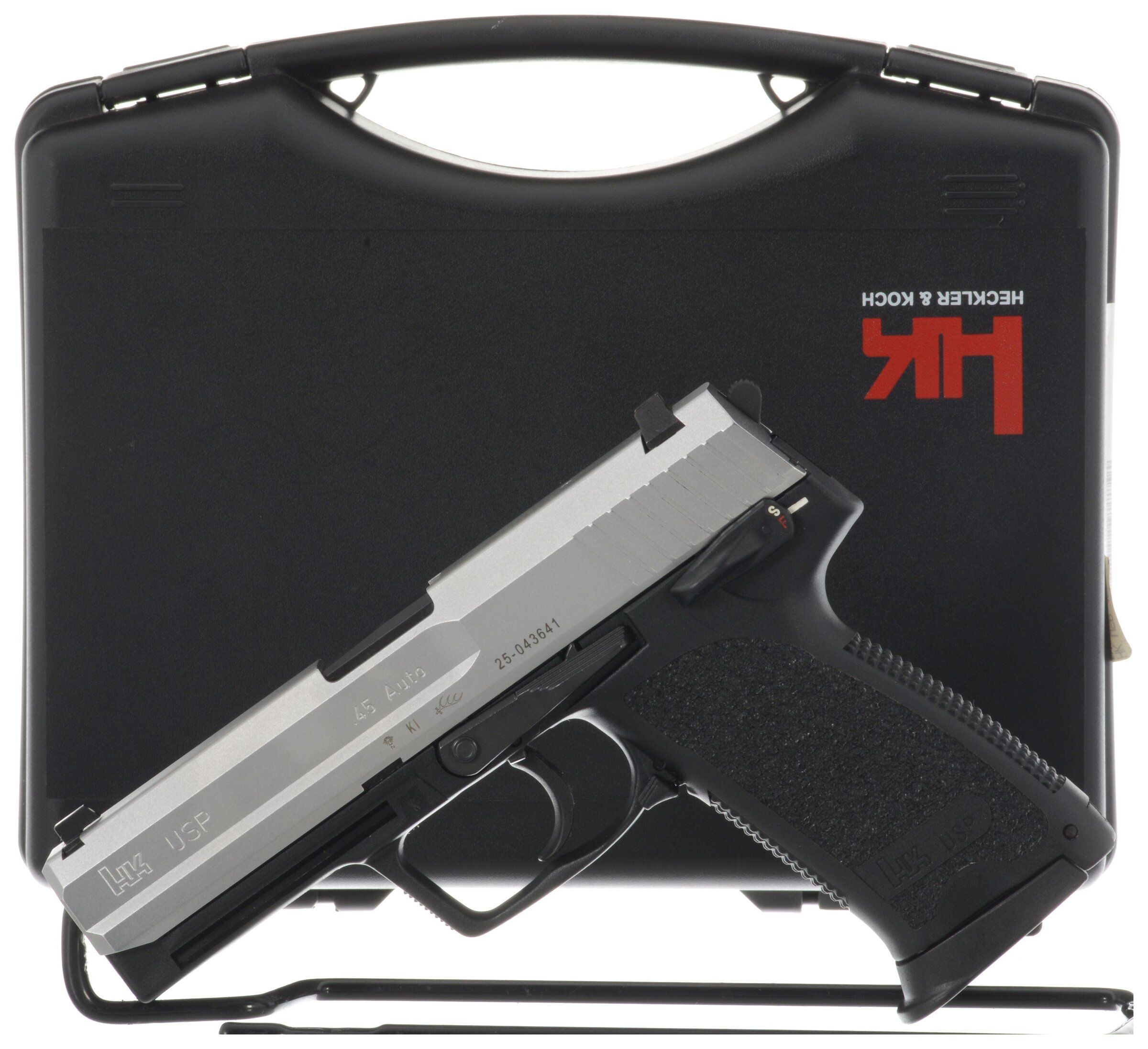 Heckler And Koch Usp Semi Automatic Pistol With Case Rock Island Auction