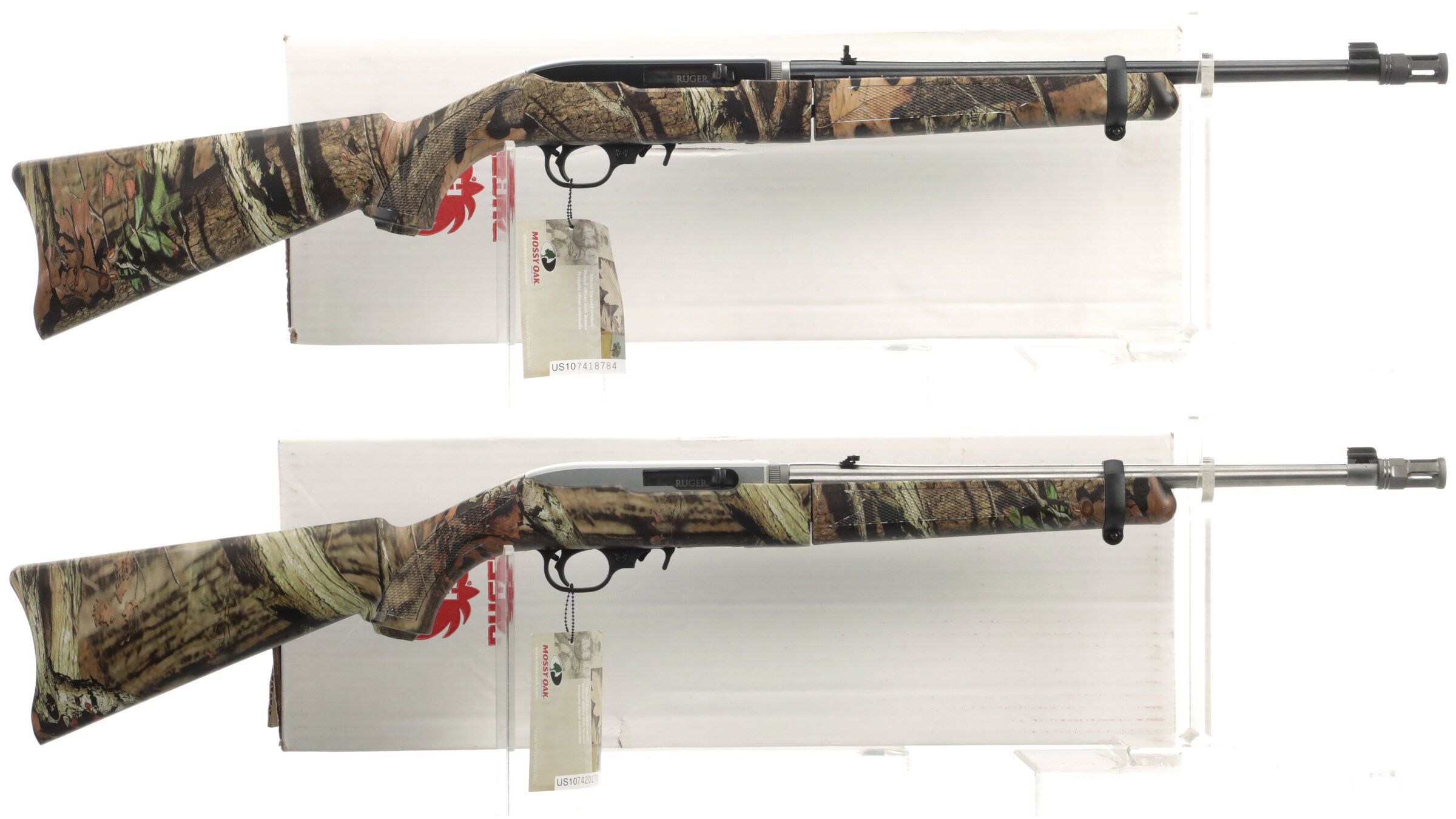 Two Ruger Model 10/22 Semi-Automatic Takedown Rifles with Boxes | Rock ...