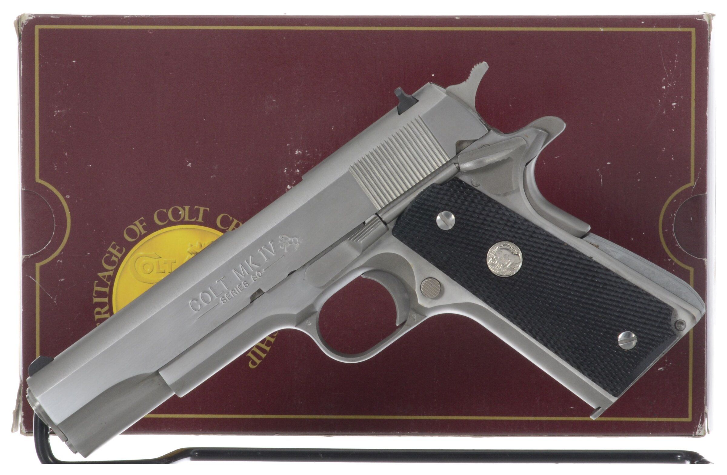 Colt MK IV Series 80 Government Model Pistol with Box | Rock Island Auction