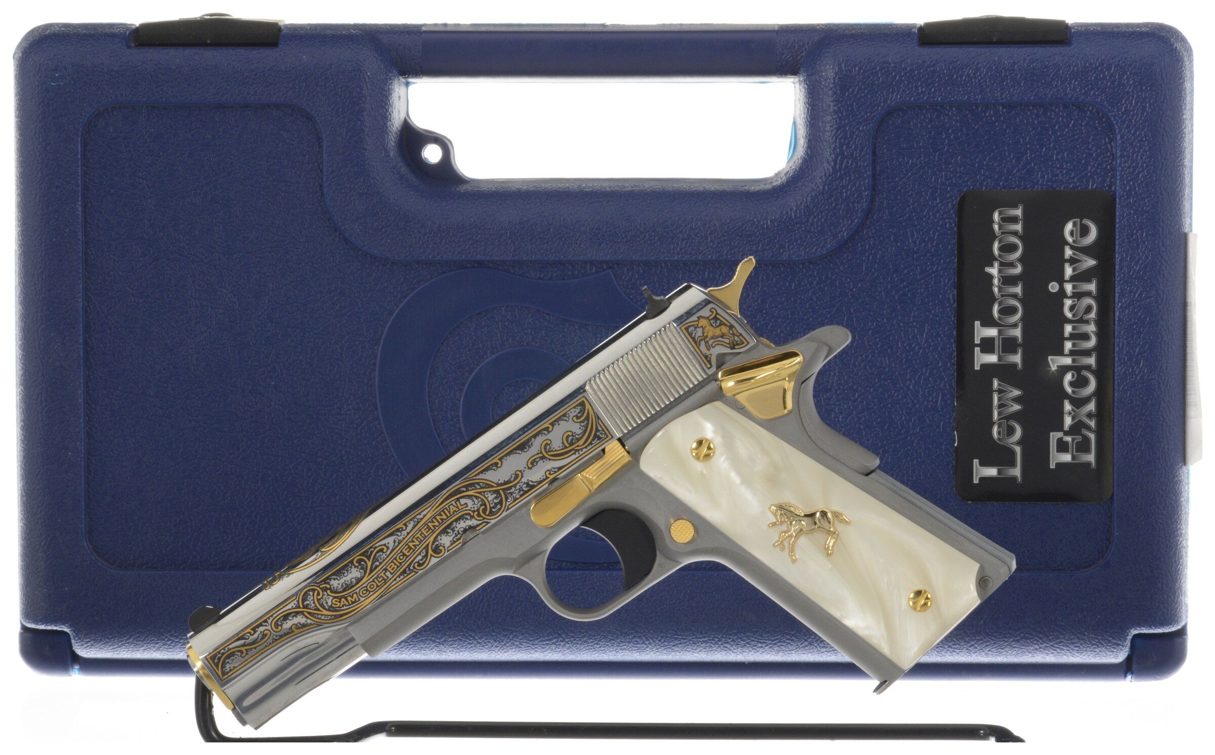 Colt/Lew Horton Sam Colt Bicentennial Government Model Pistol | Rock ...