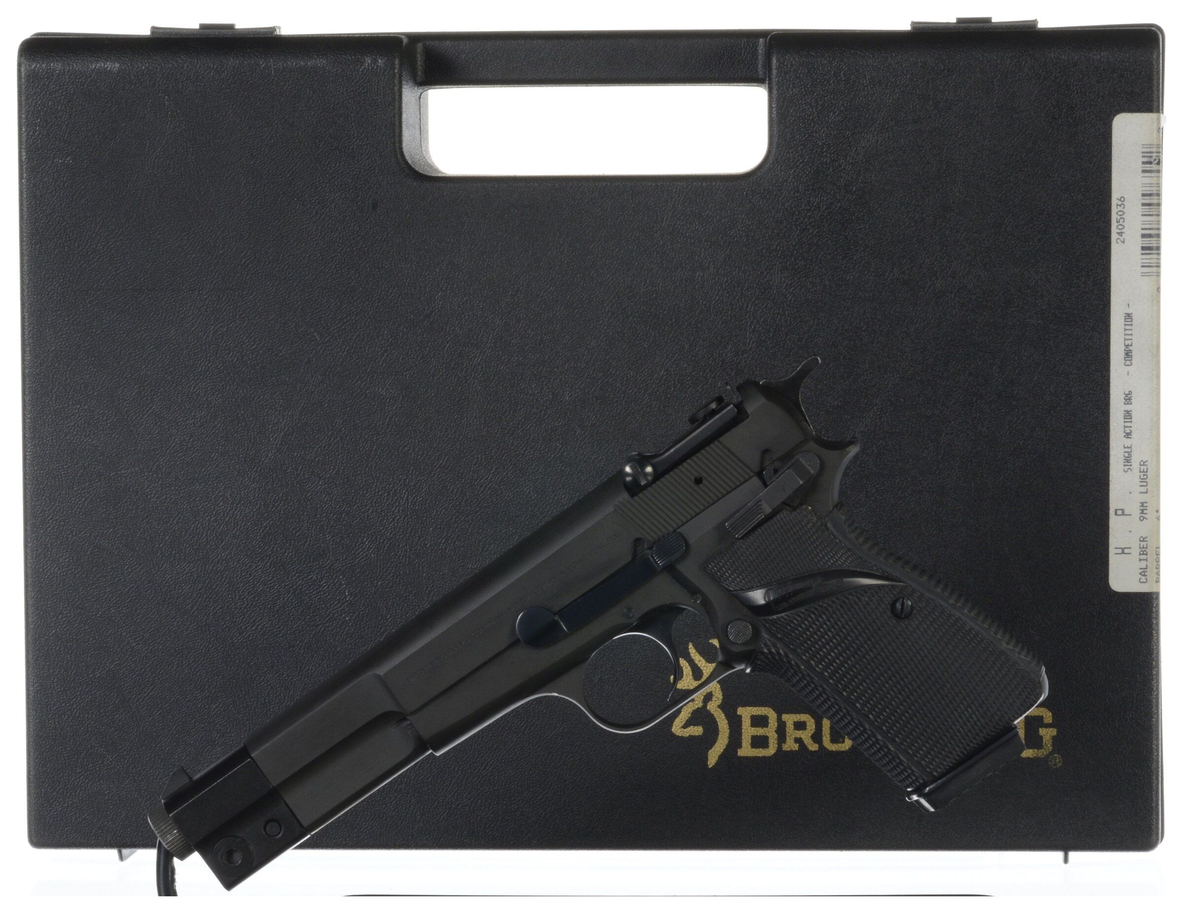 Browning High-Power HP Competition Model Pistol with Case | Rock Island ...