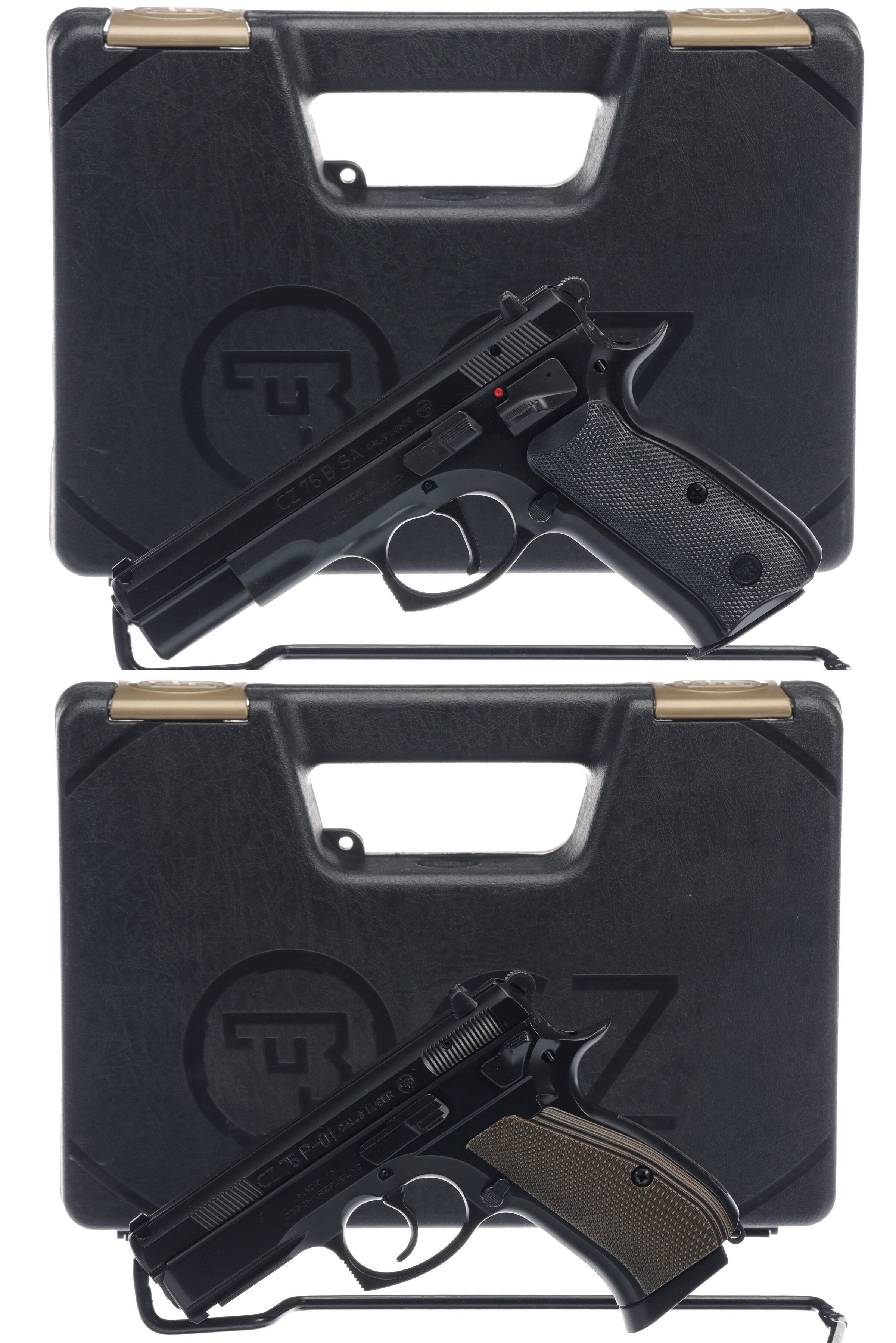 CZ Model 75 Semi-Automatic Pistols with Cases | Rock Island Auction