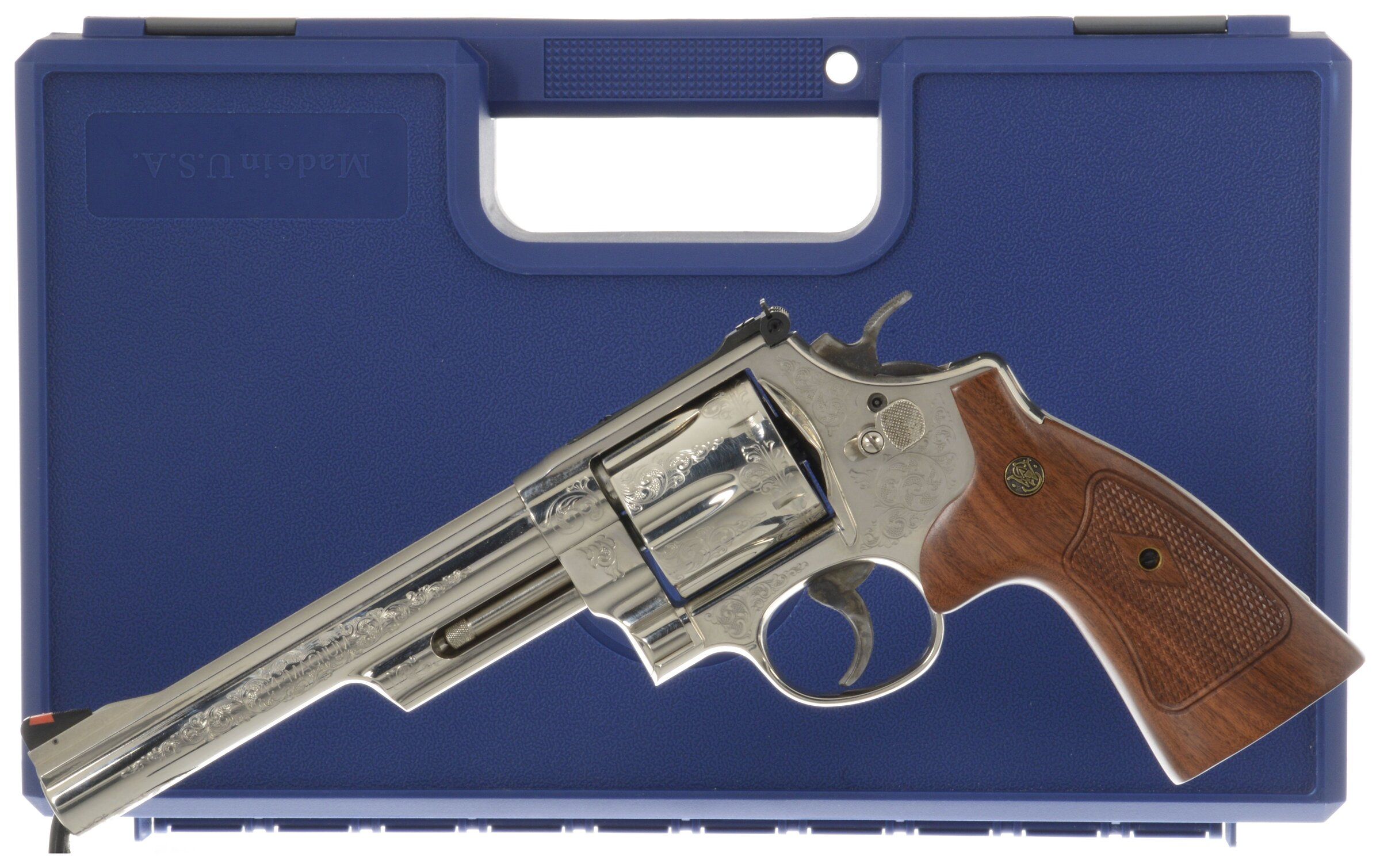 Engraved Smith & Wesson Model 29-10 Double Action Revolver | Rock ...