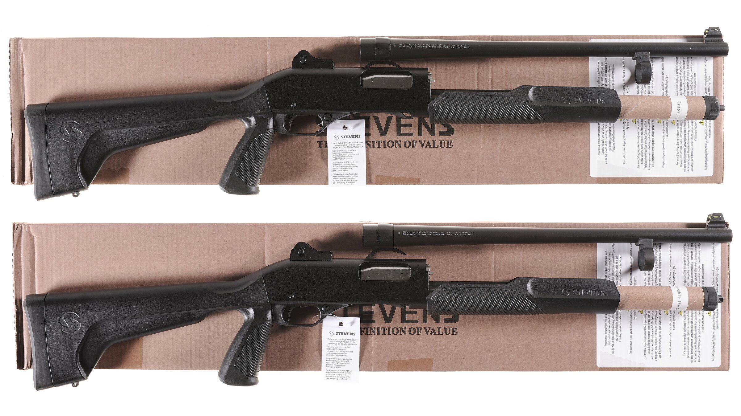 Two Consecutively Serial Numbered Stevens Model 320 Shotguns | Rock ...