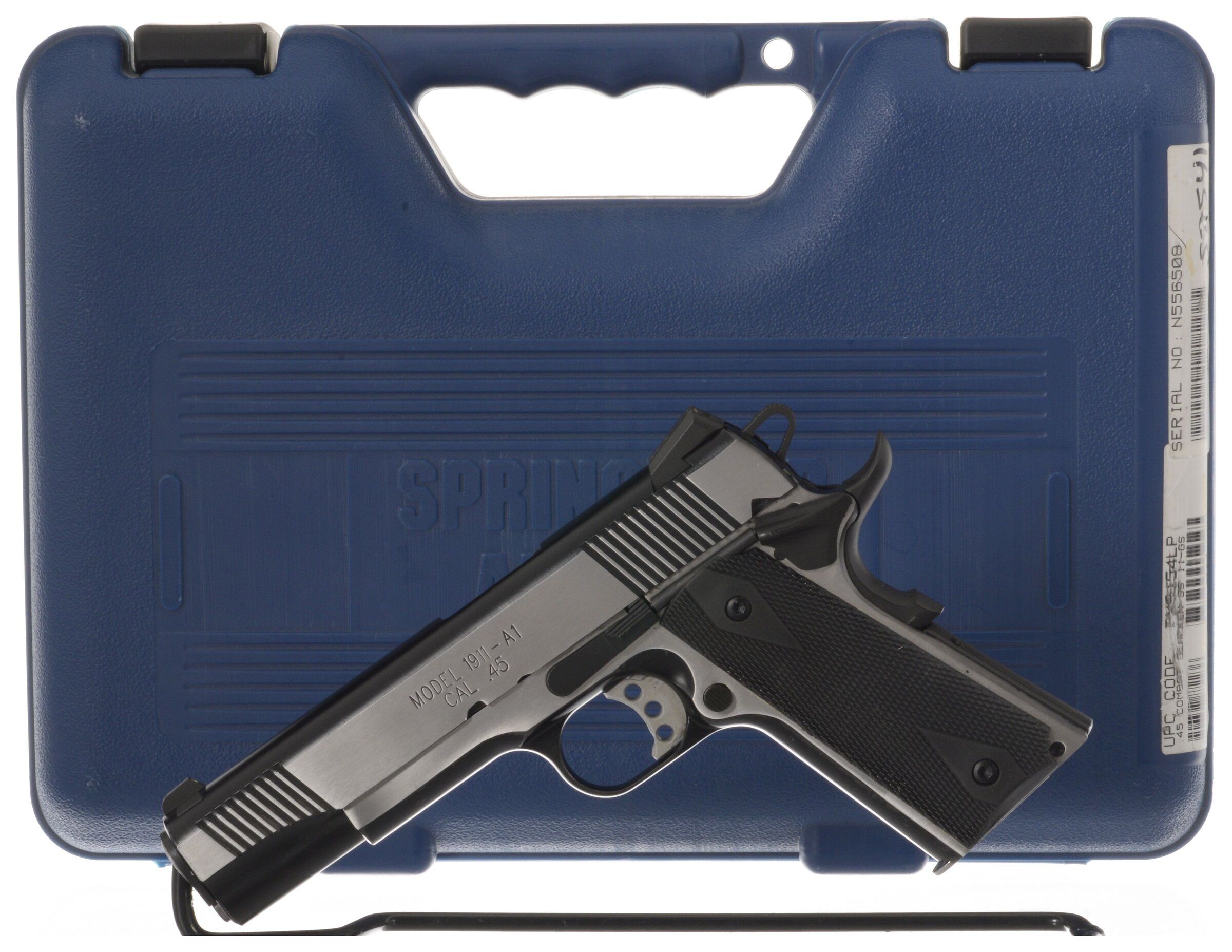 Springfield Armory 1911-A1 Semi-Automatic Pistol with Case | Rock ...
