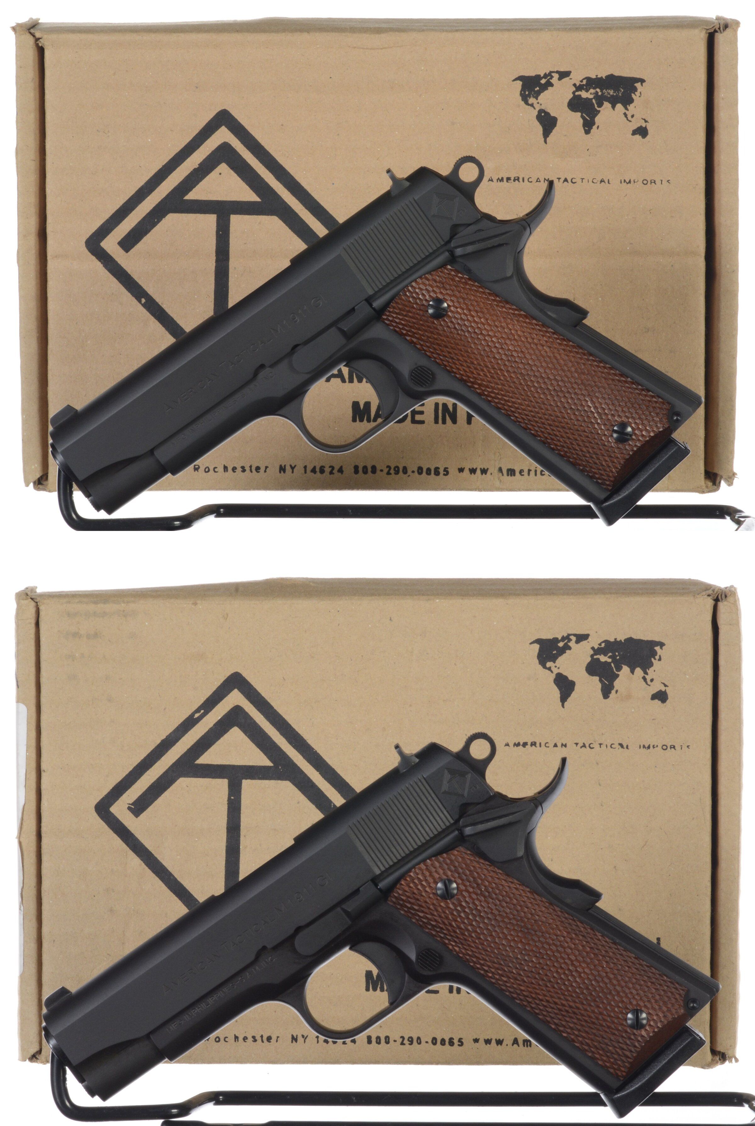 Two American Tactical M1911 GI Semi-Automatic Pistols with Boxes | Rock ...