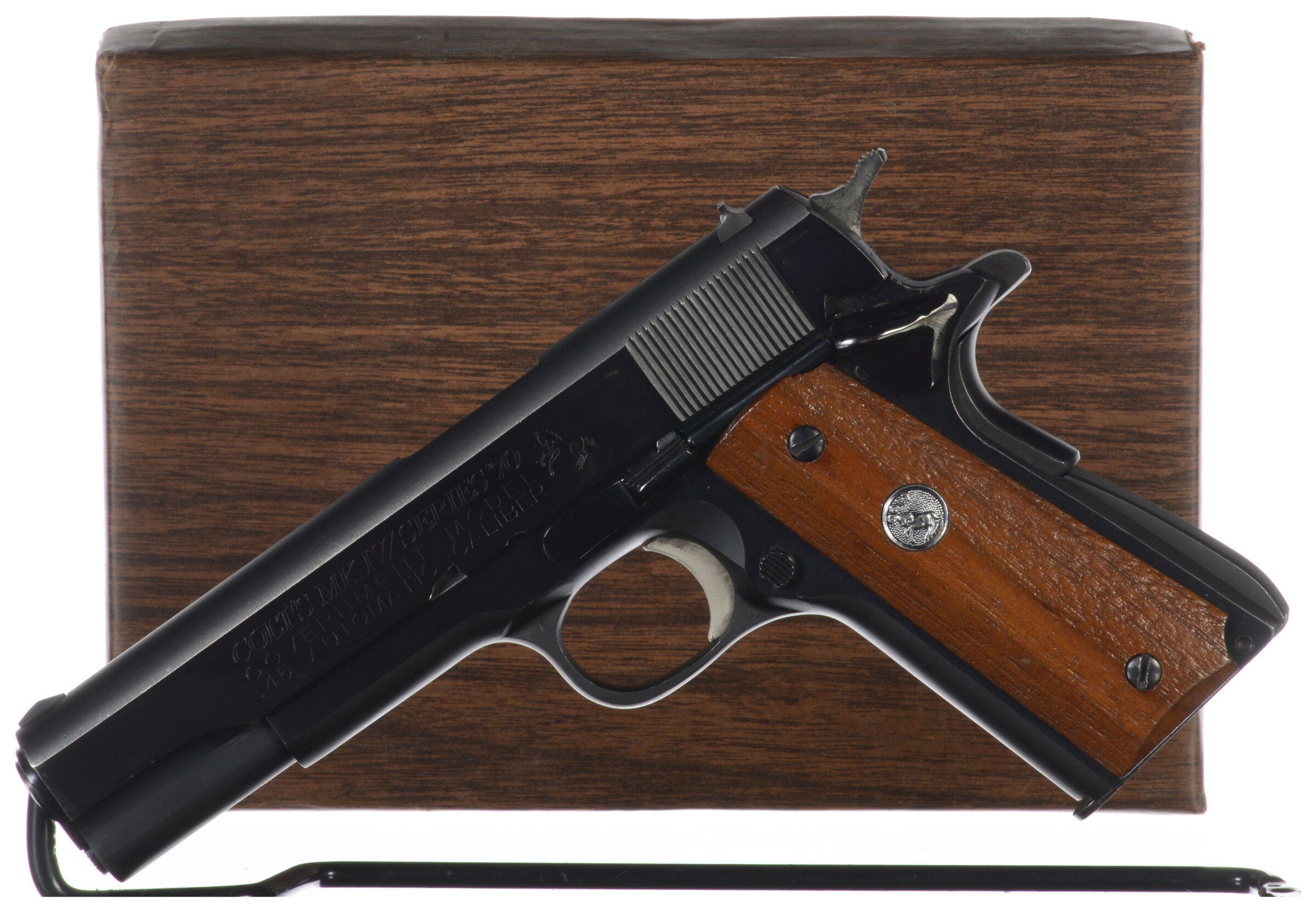 Colt Mk Iv Series 70 Government Model Semi Automatic Pistol Rock