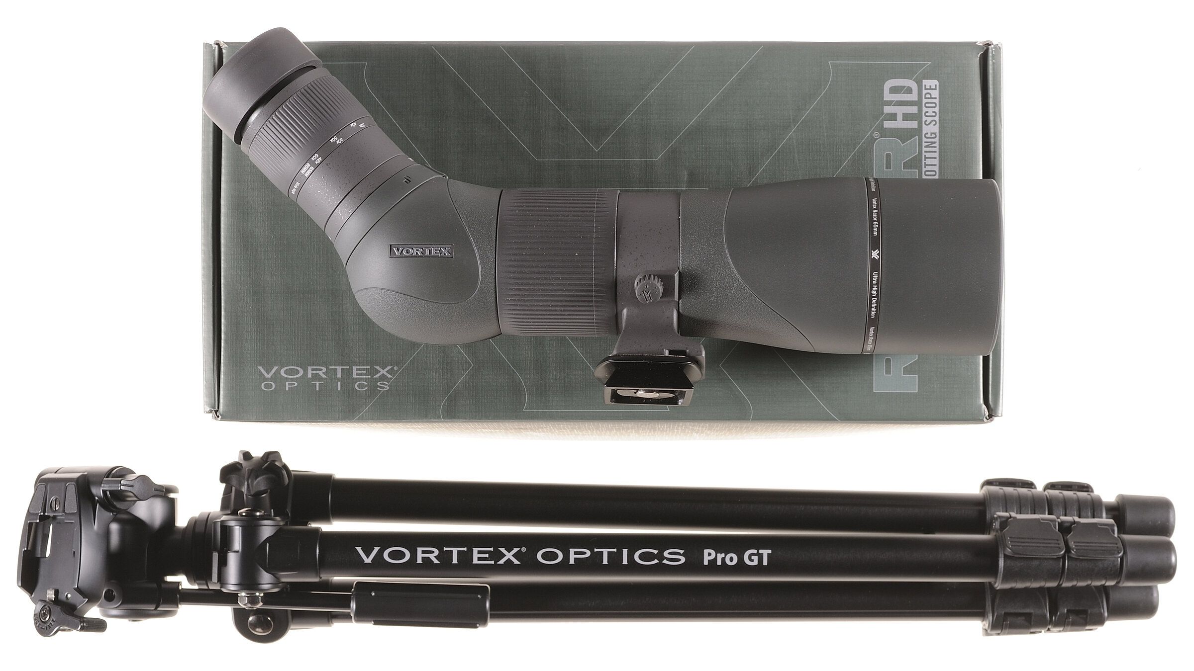 Vortex Razor HD RS-65A 22-48x65 Spotting Scope with Tripod | Rock ...