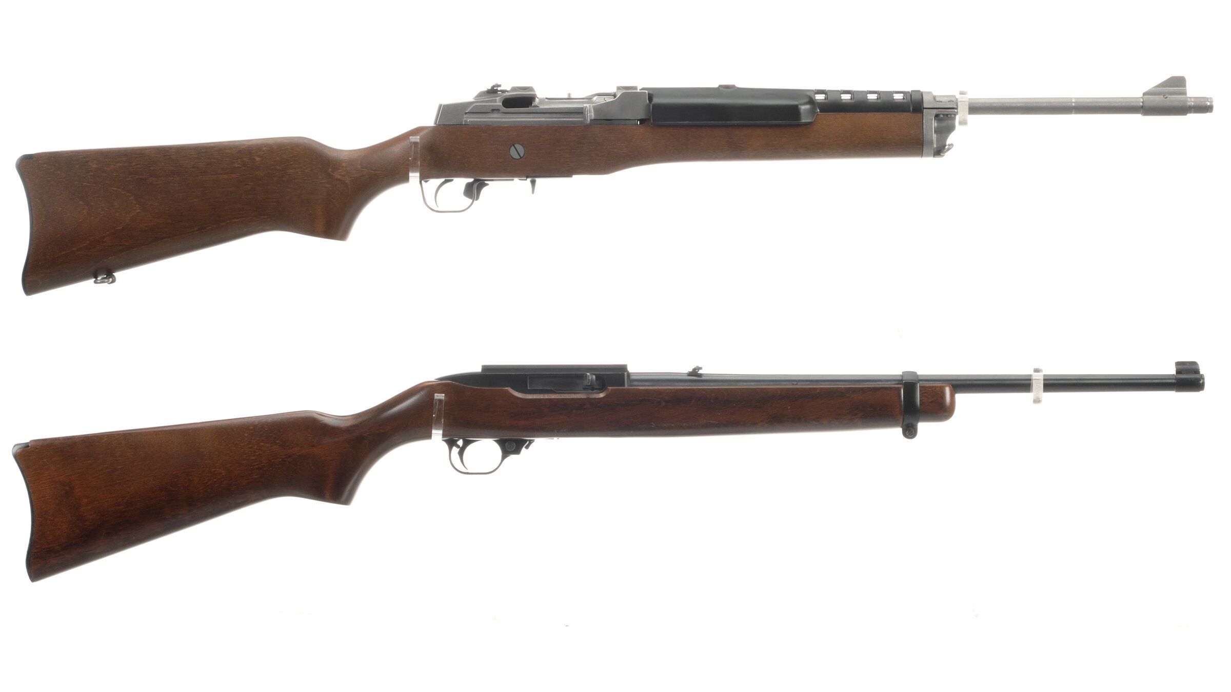 Two Ruger Semi-Automatic Rifles | Rock Island Auction