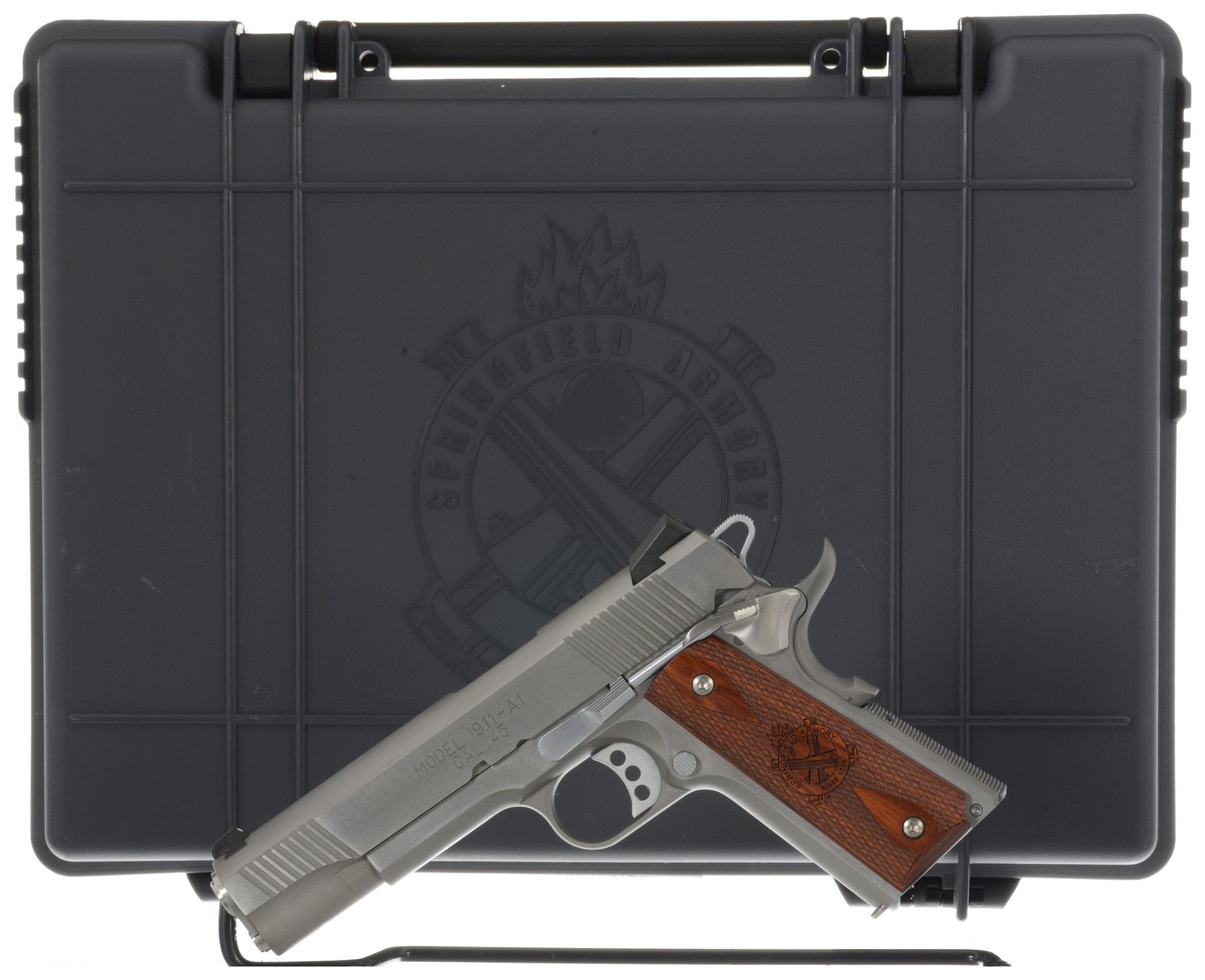 Springfield Armory Model 1911-A1 Semi-Automatic Pistol with Case | Rock ...