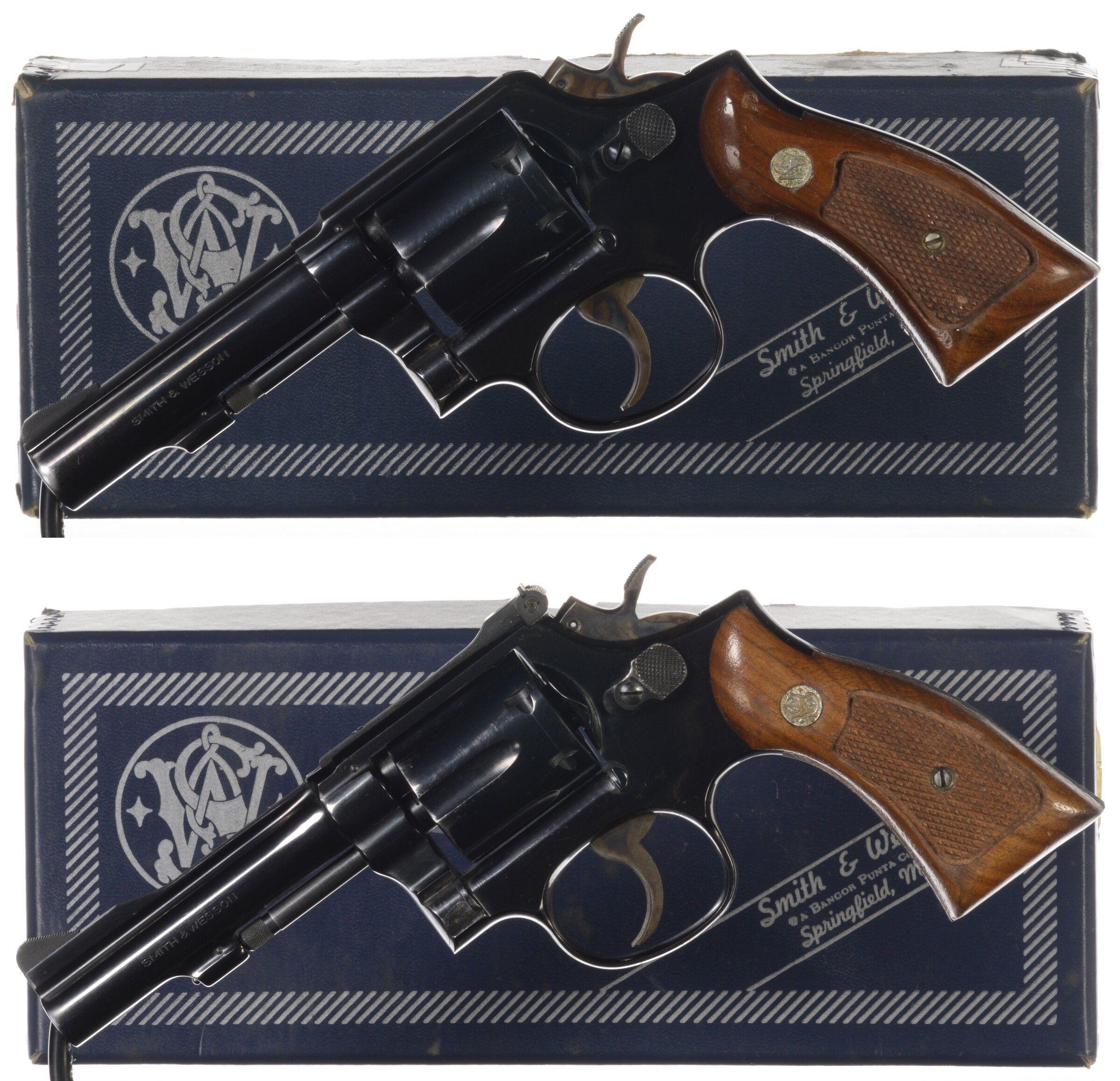 Two Smith & Wesson Double Action Revolvers with Boxes | Rock Island Auction