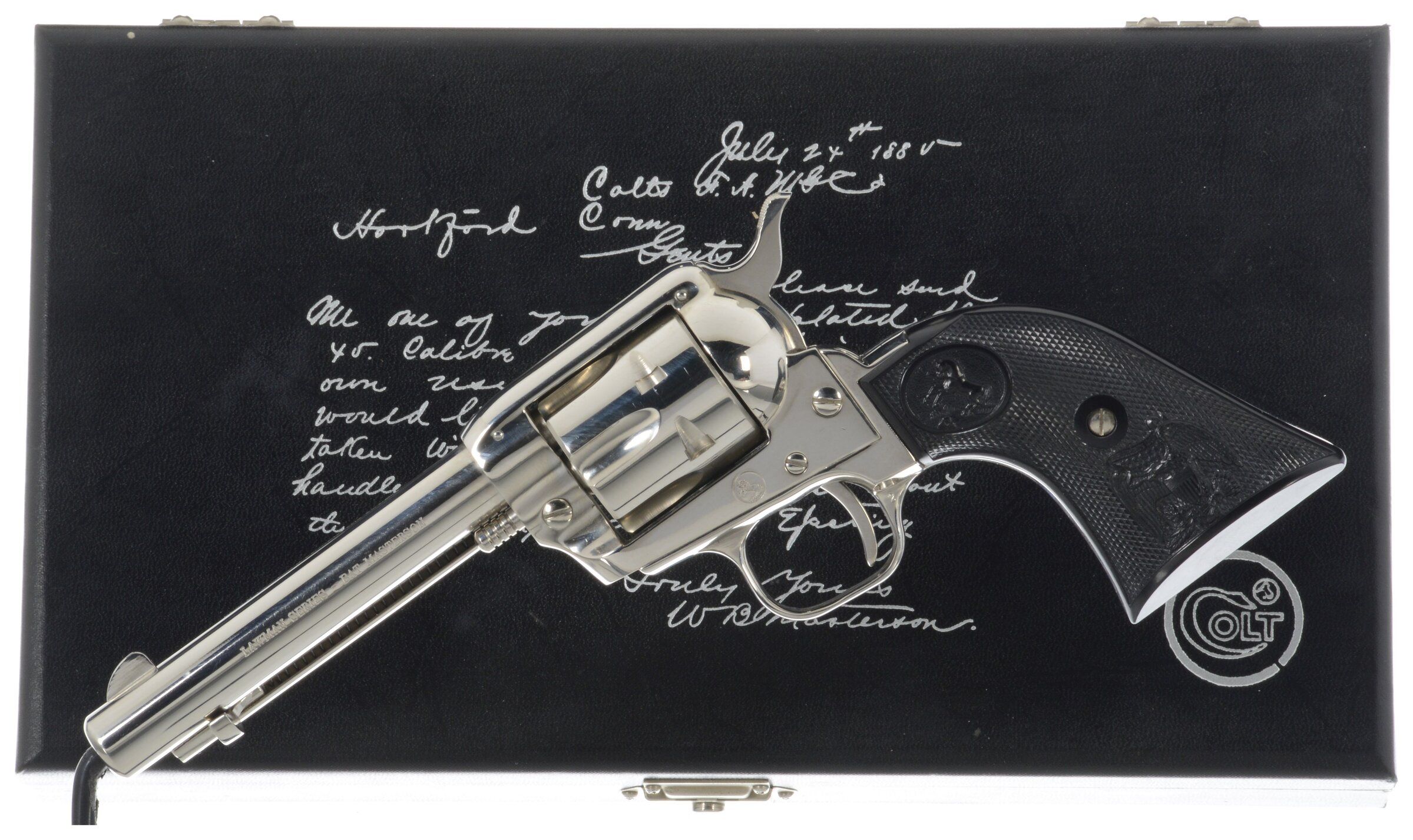 Colt Frontier Scout Lawman Series Bat Masterson Revolver | Rock Island ...