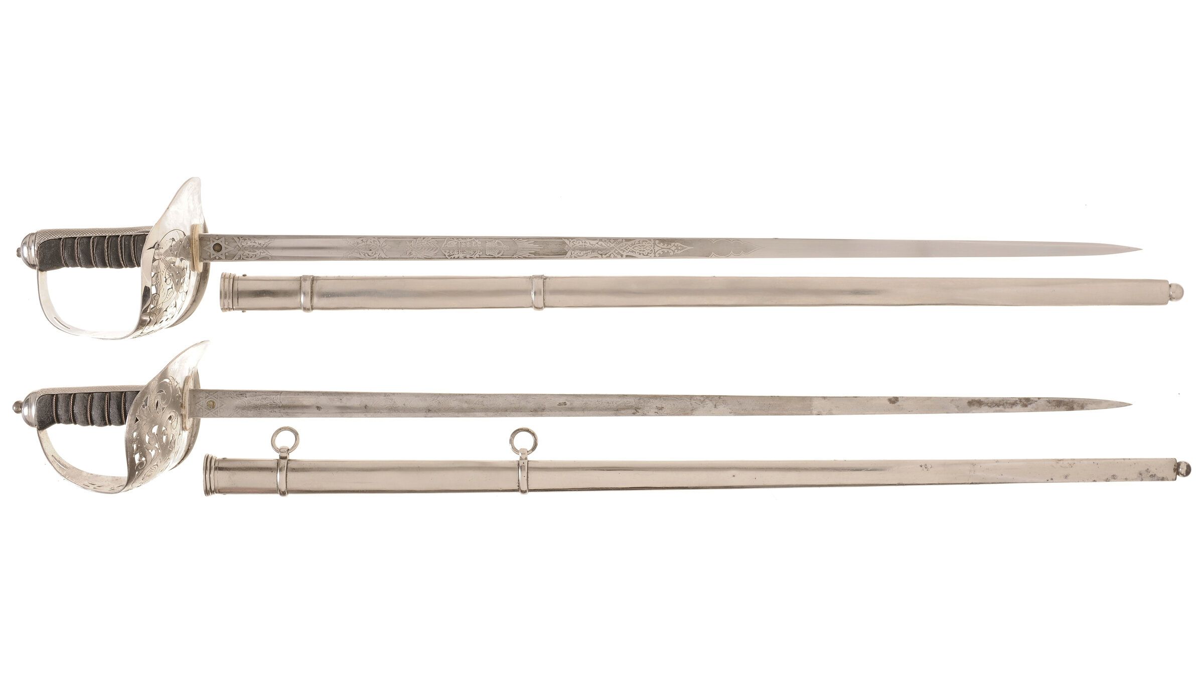 Two British 1895 Pattern Officers Swords | Rock Island Auction
