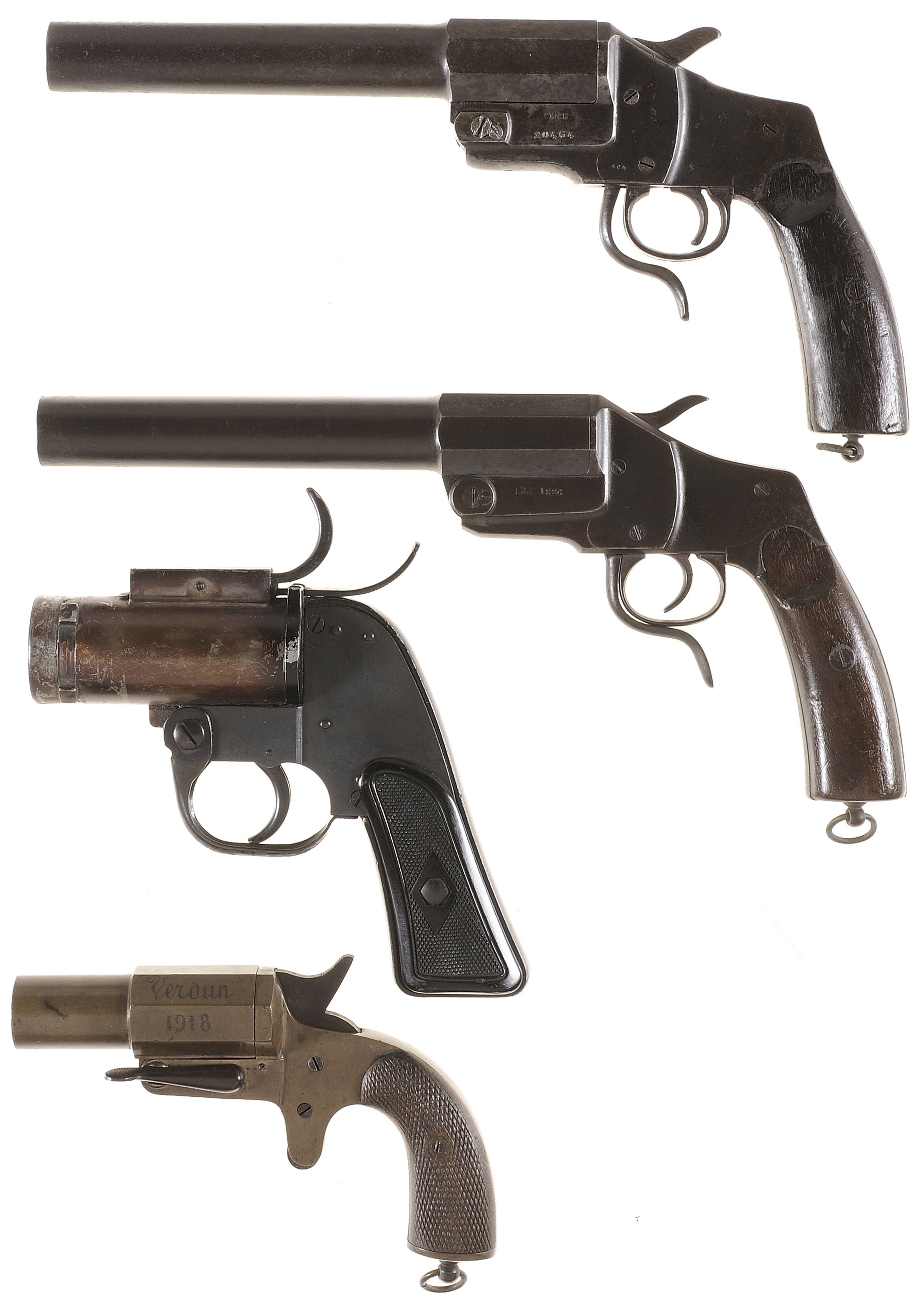 Four Flare Guns | Rock Island Auction