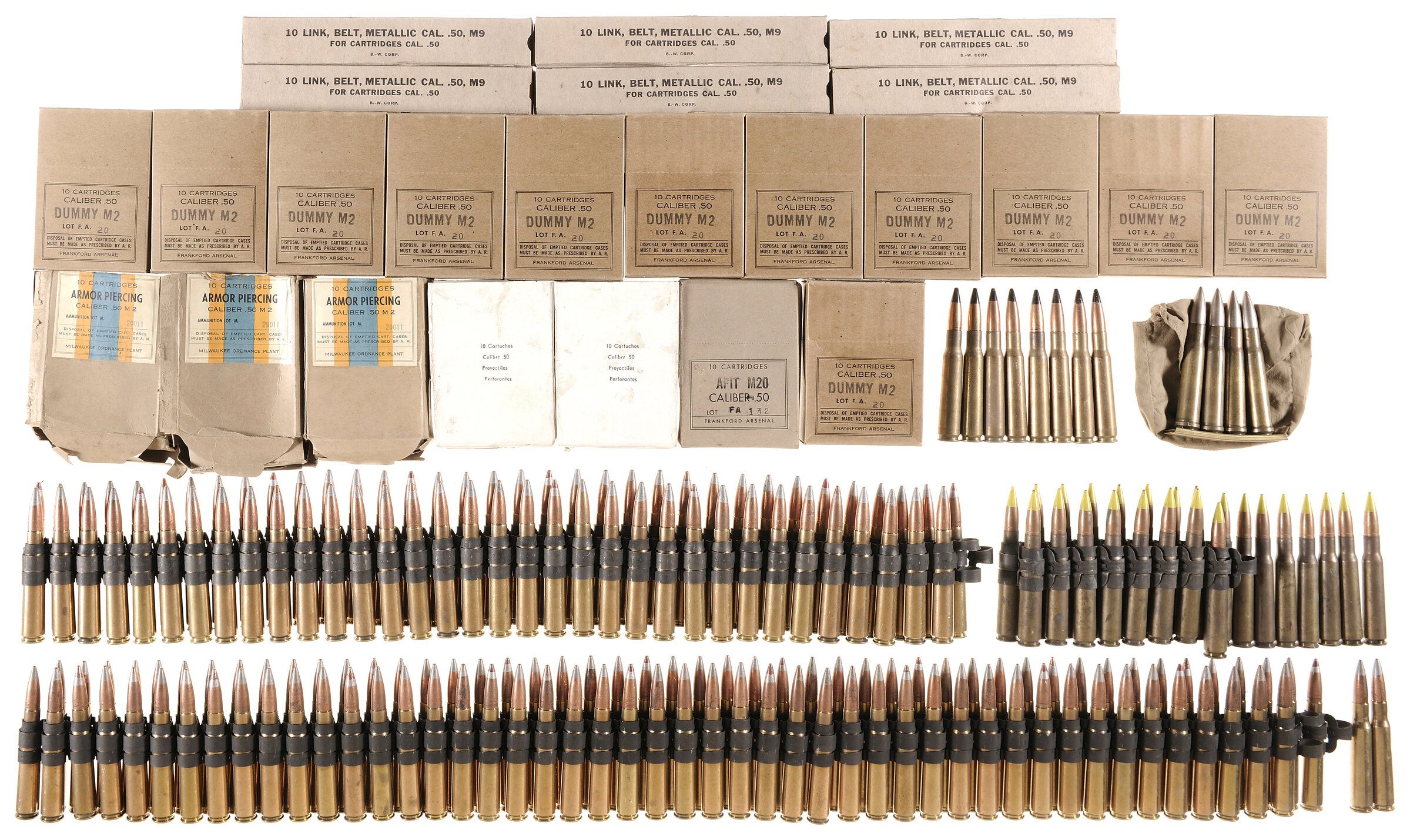 Group of Assorted 50 Caliber Ammunition | Rock Island Auction