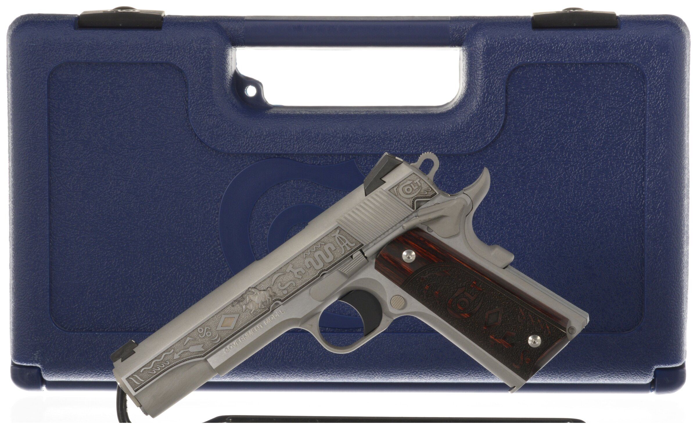 Colt/Talo Government Model Cattle Brand XSE Edition Pistol | Rock ...
