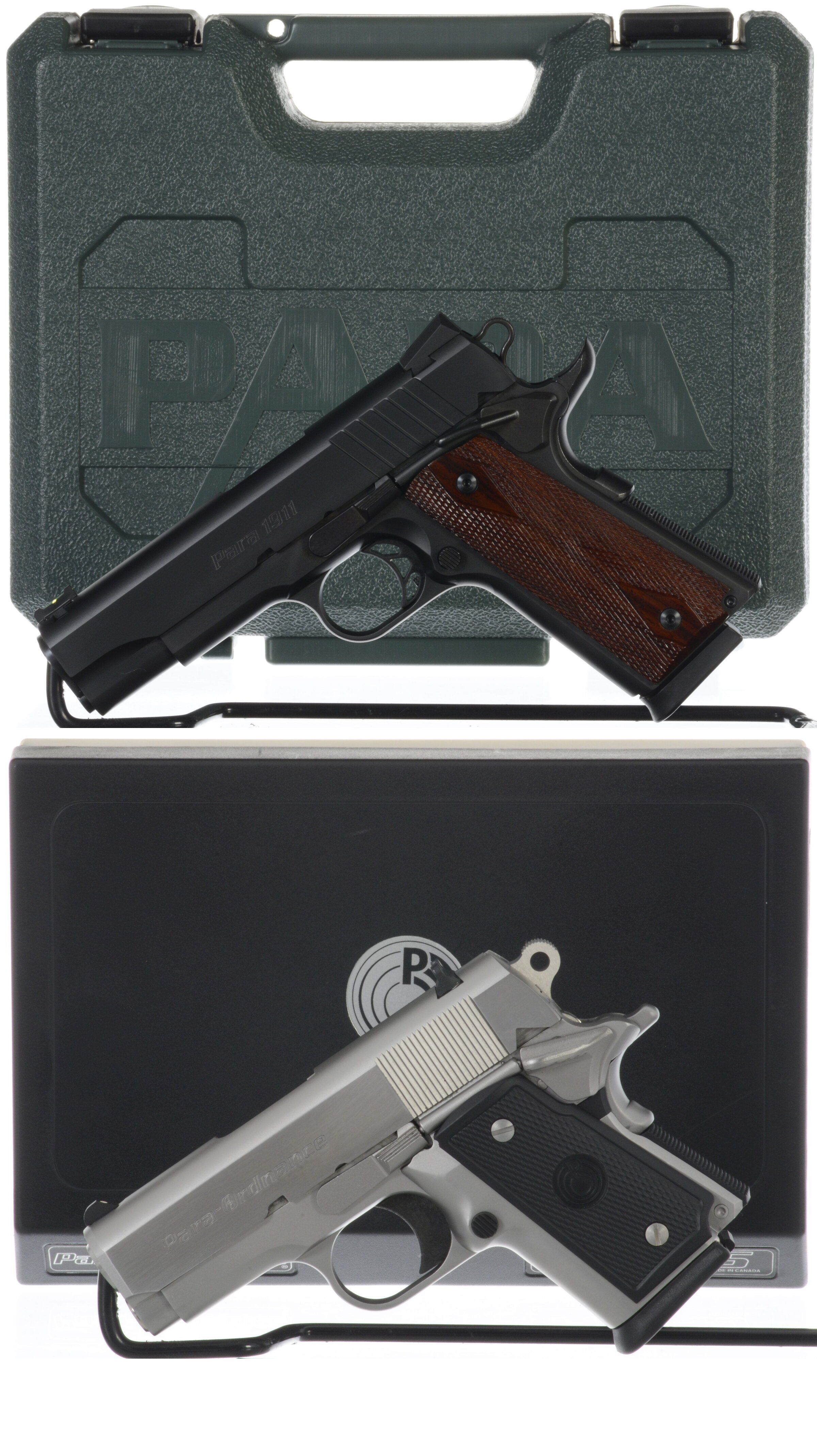 Two Para Semi-Automatic Pistols with Cases | Rock Island Auction