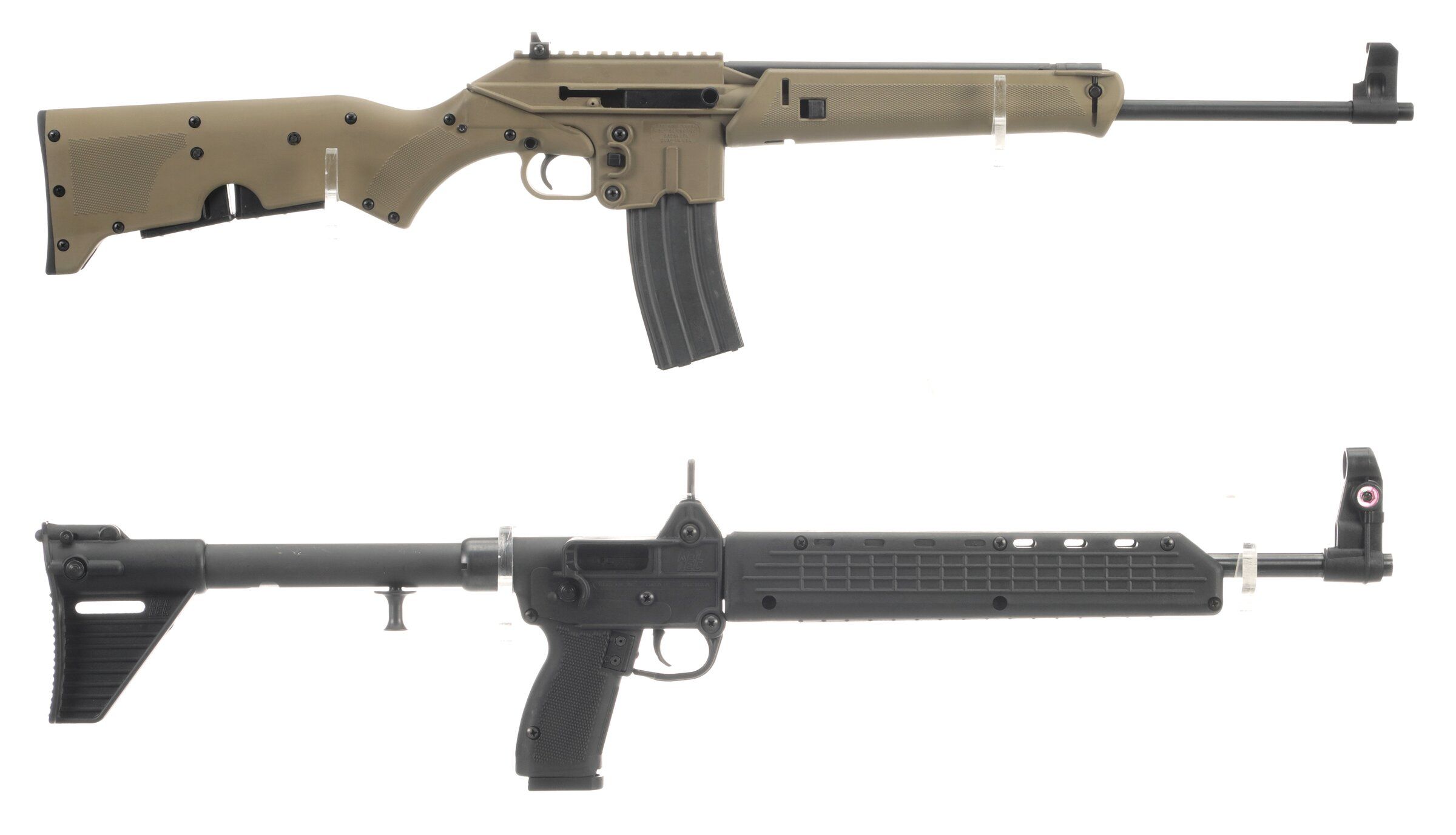 Two Kel Tec Semi-Automatic Rifles | Rock Island Auction