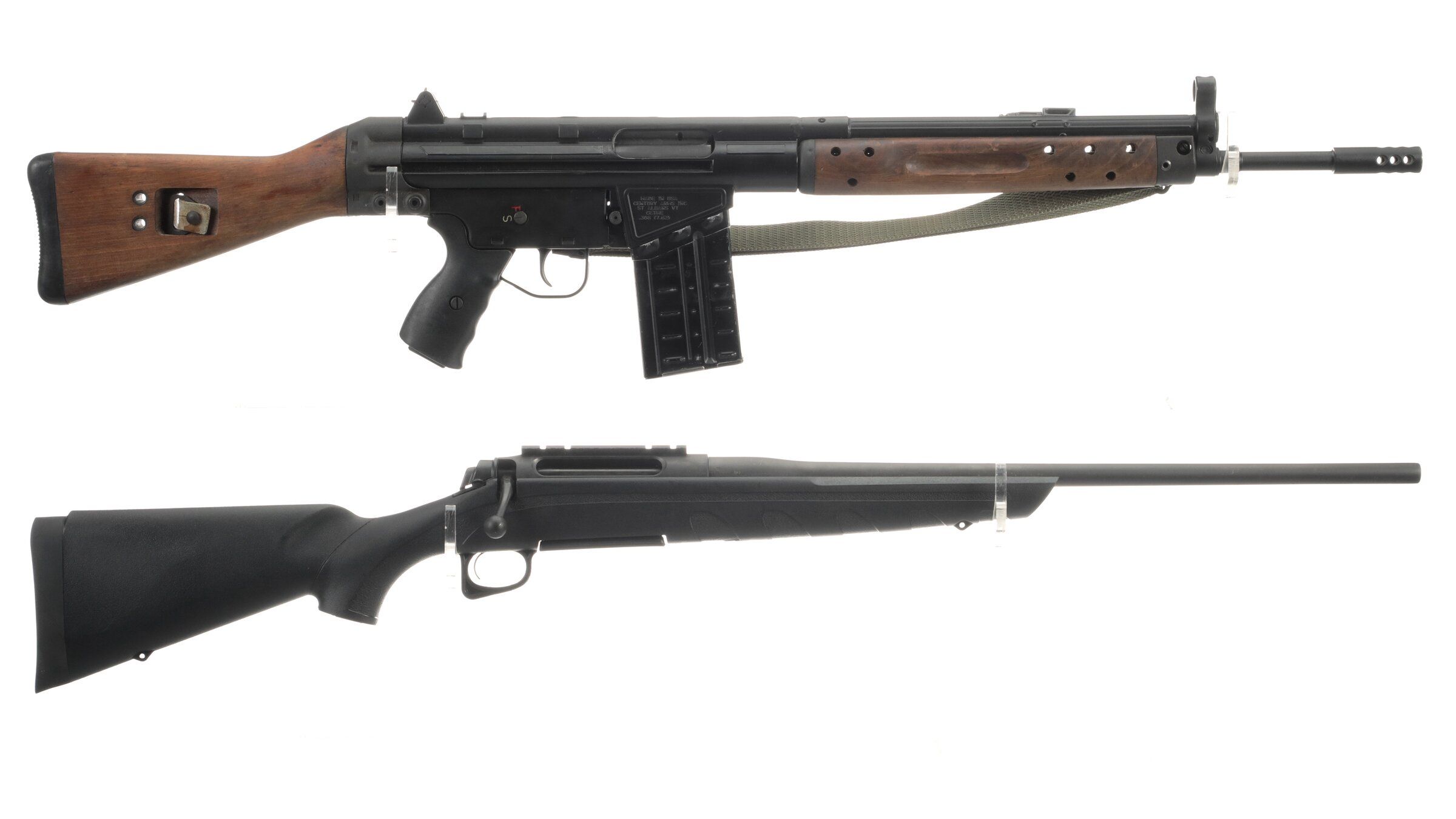 Two Rifles | Rock Island Auction