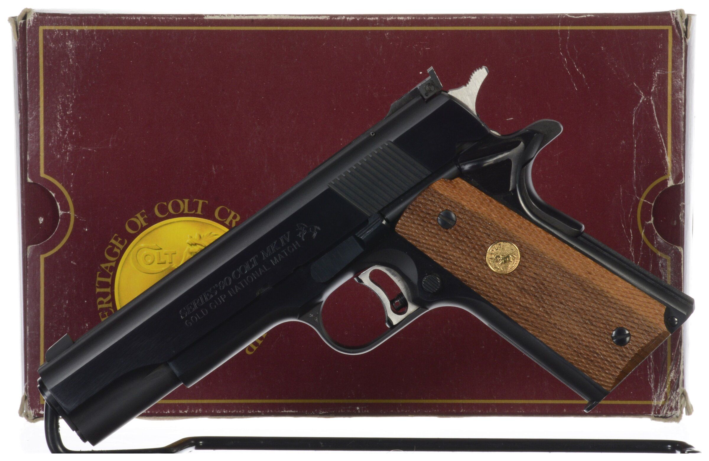 Colt Series 80 MK IV Gold Cup National Match Pistol with Box | Rock Island Auction