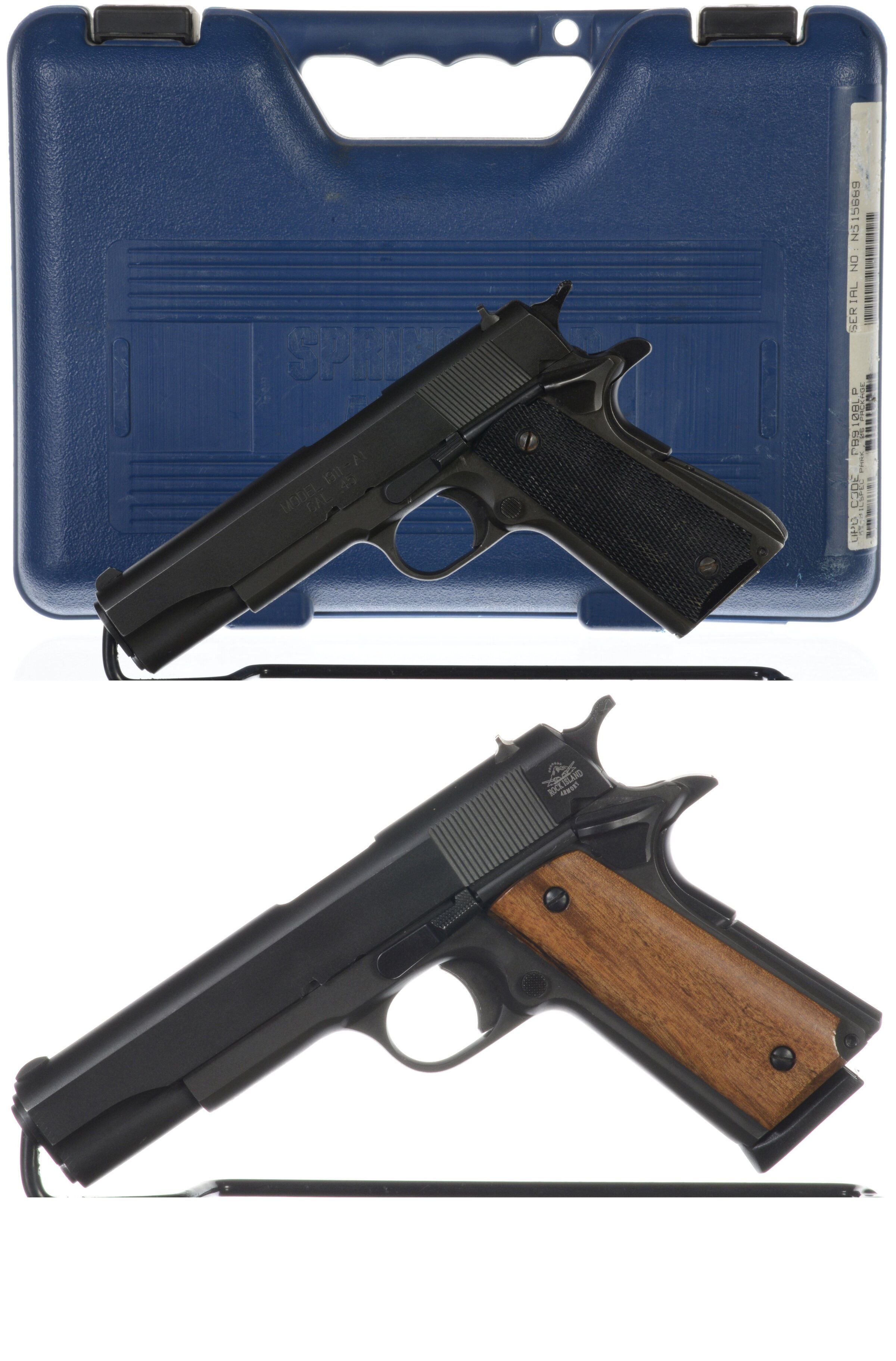 Two 1911 Semi-Automatic Pistols | Rock Island Auction