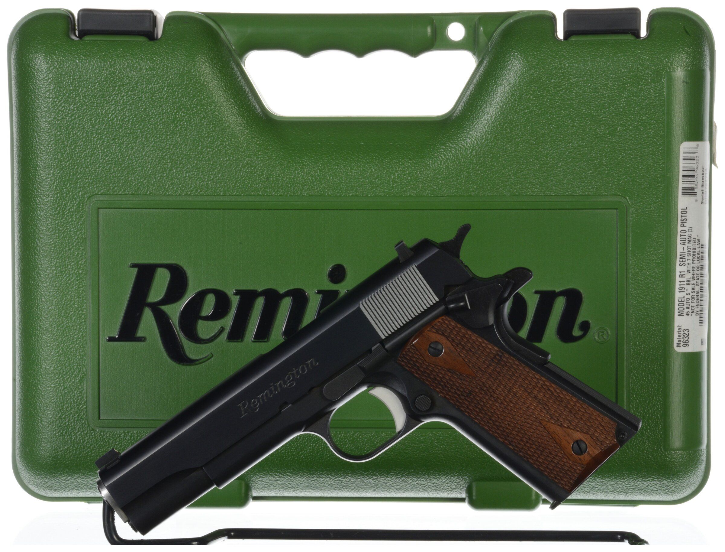Remington Model 1911 R1 Semi-Automatic Pistol with Case | Rock Island ...