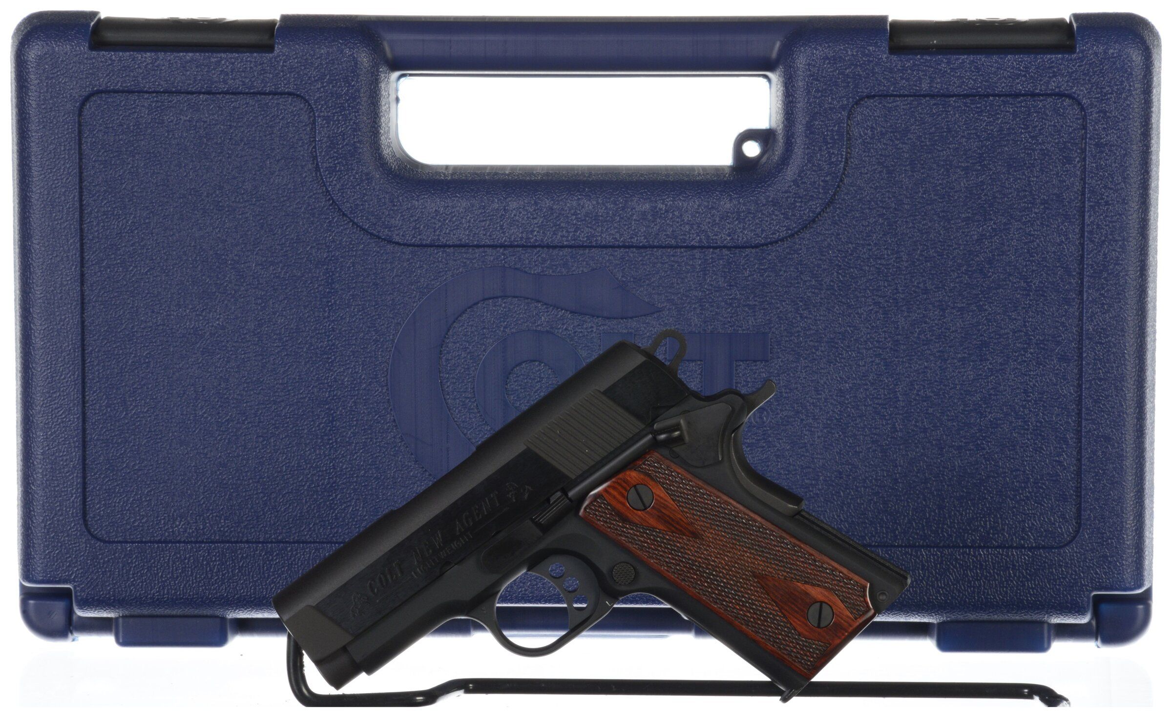 Colt New Agent Lightweight 100 Years of Service Pistol with Case | Rock ...