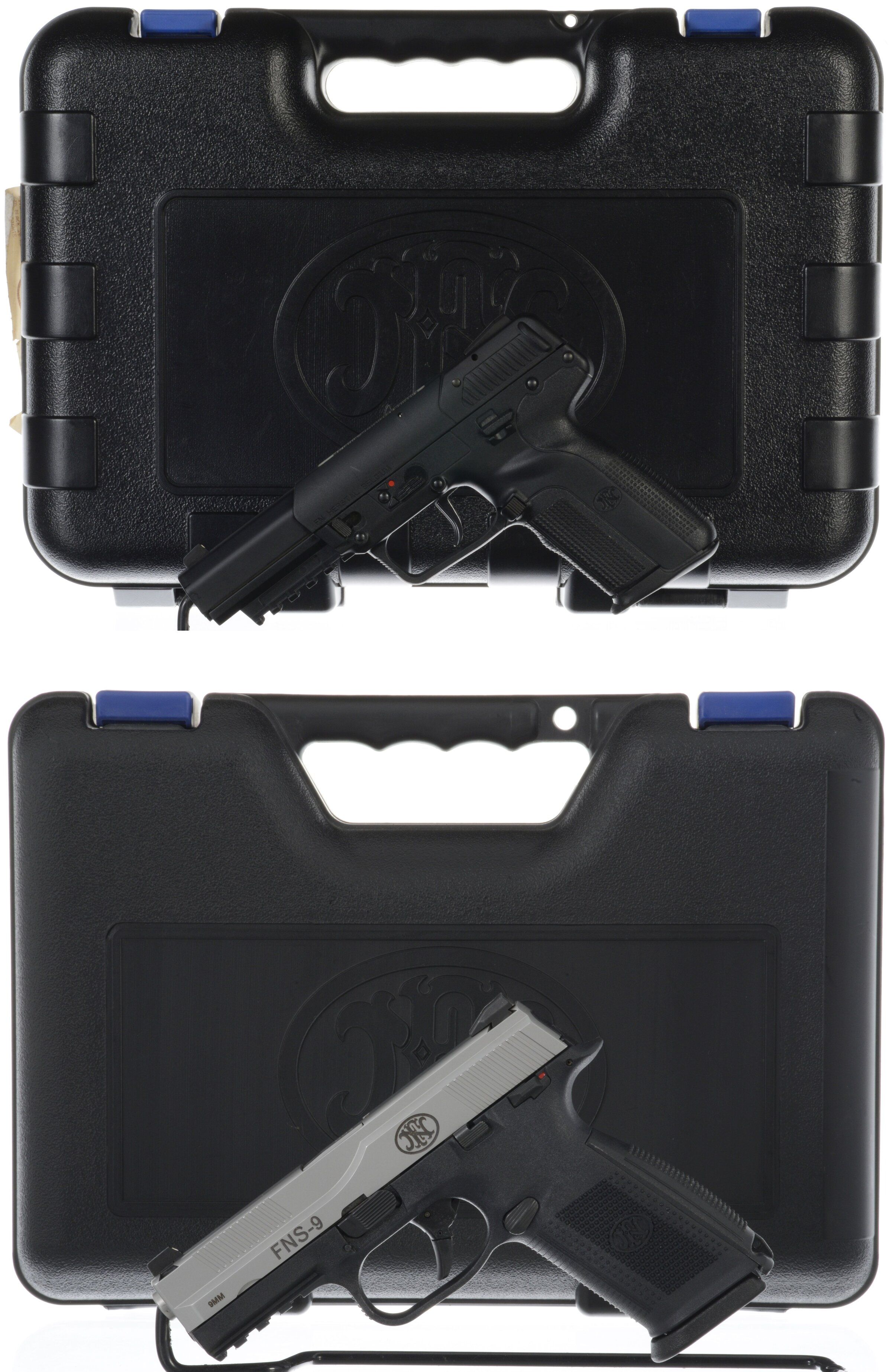 Two FN Semi-Automatic Pistols with Cases | Rock Island Auction
