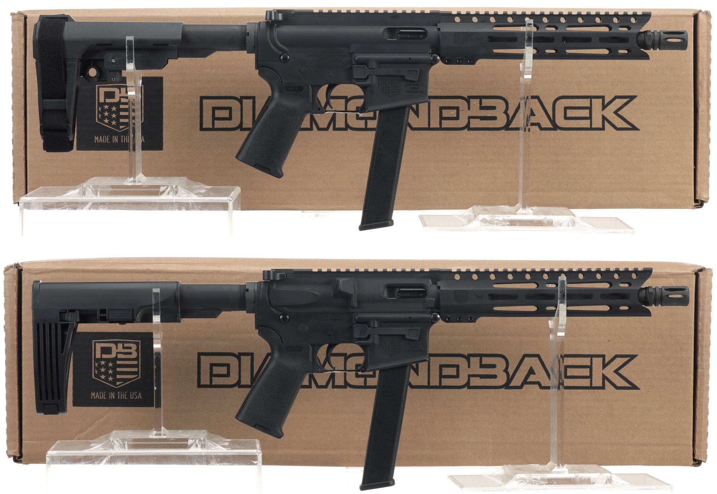 Two Diamondback Firearms Model DB9R Semi-Automatic Pistols | Rock ...