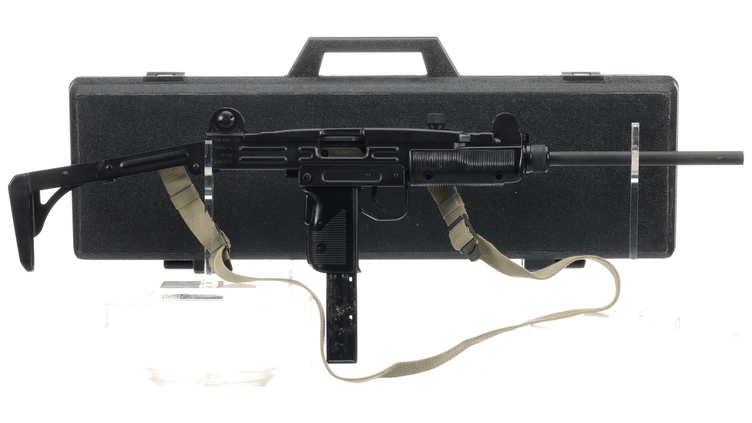 I.M.I./Action Arms Uzi Model 45 Semi-Automatic Rifle with Case | Rock ...