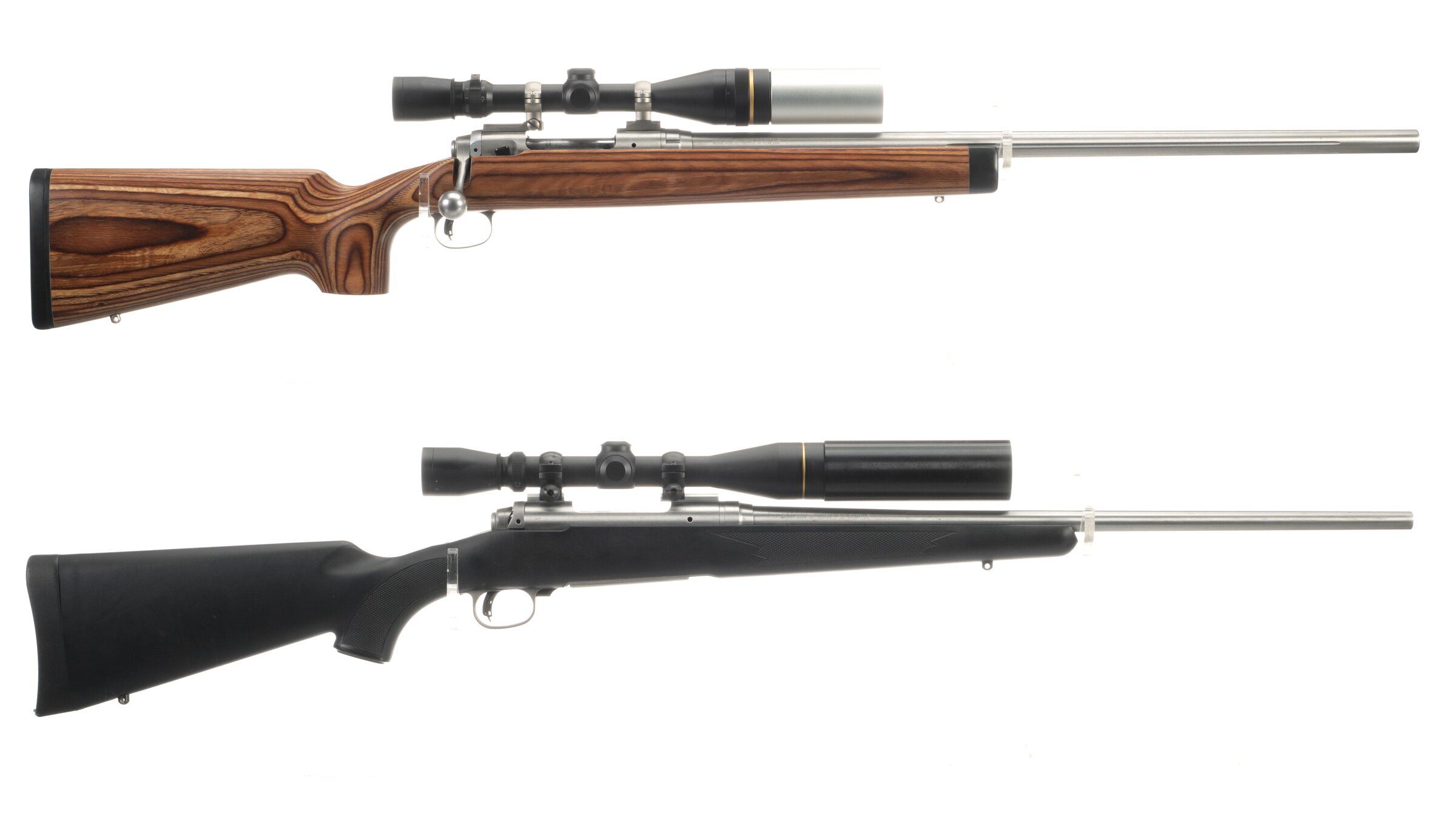 Two Savage Bolt Action Rifles with Scopes | Rock Island Auction
