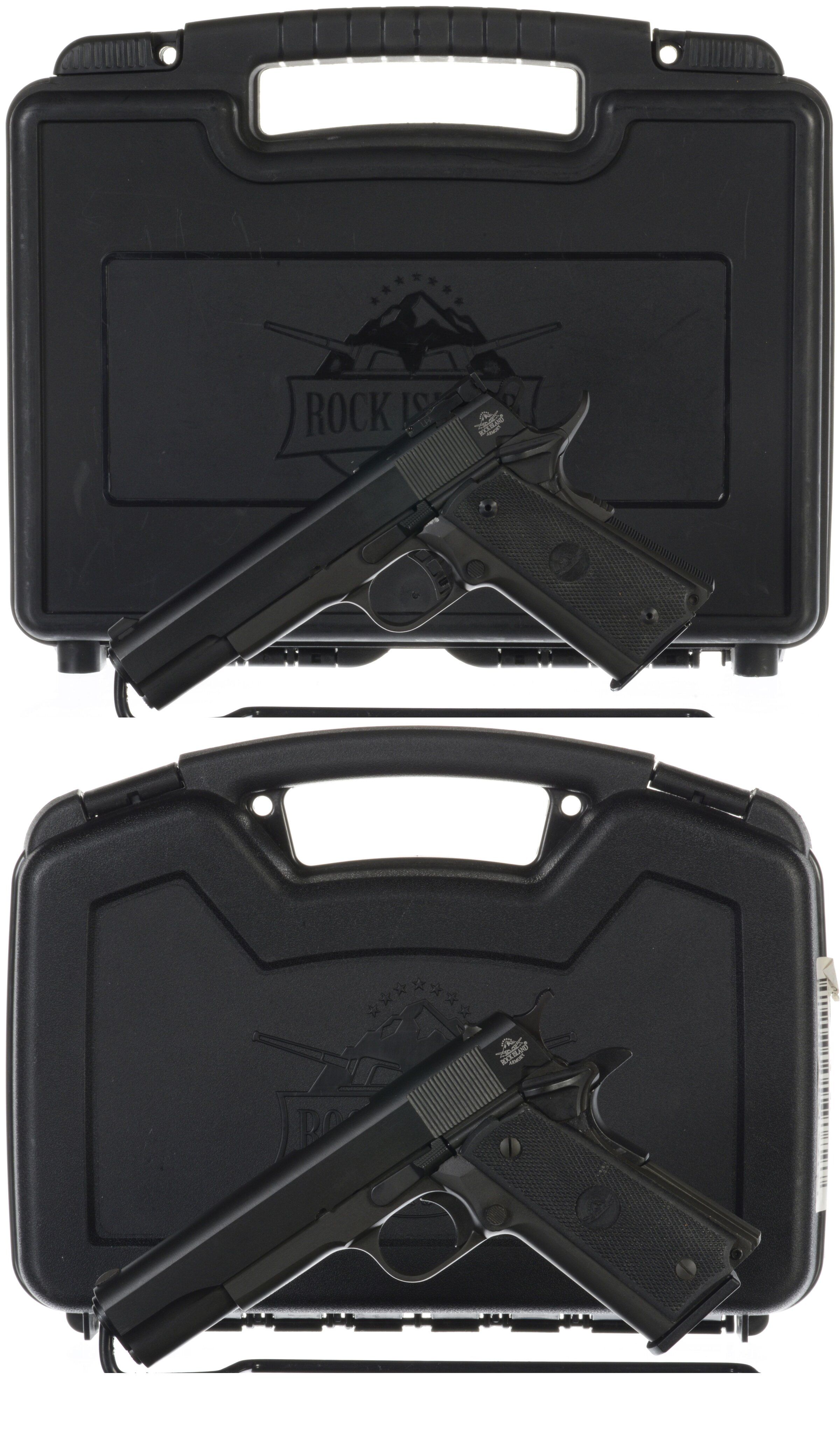 Two Rock Island Armory 1911 A2 FS Pistols with Cases | Rock Island Auction