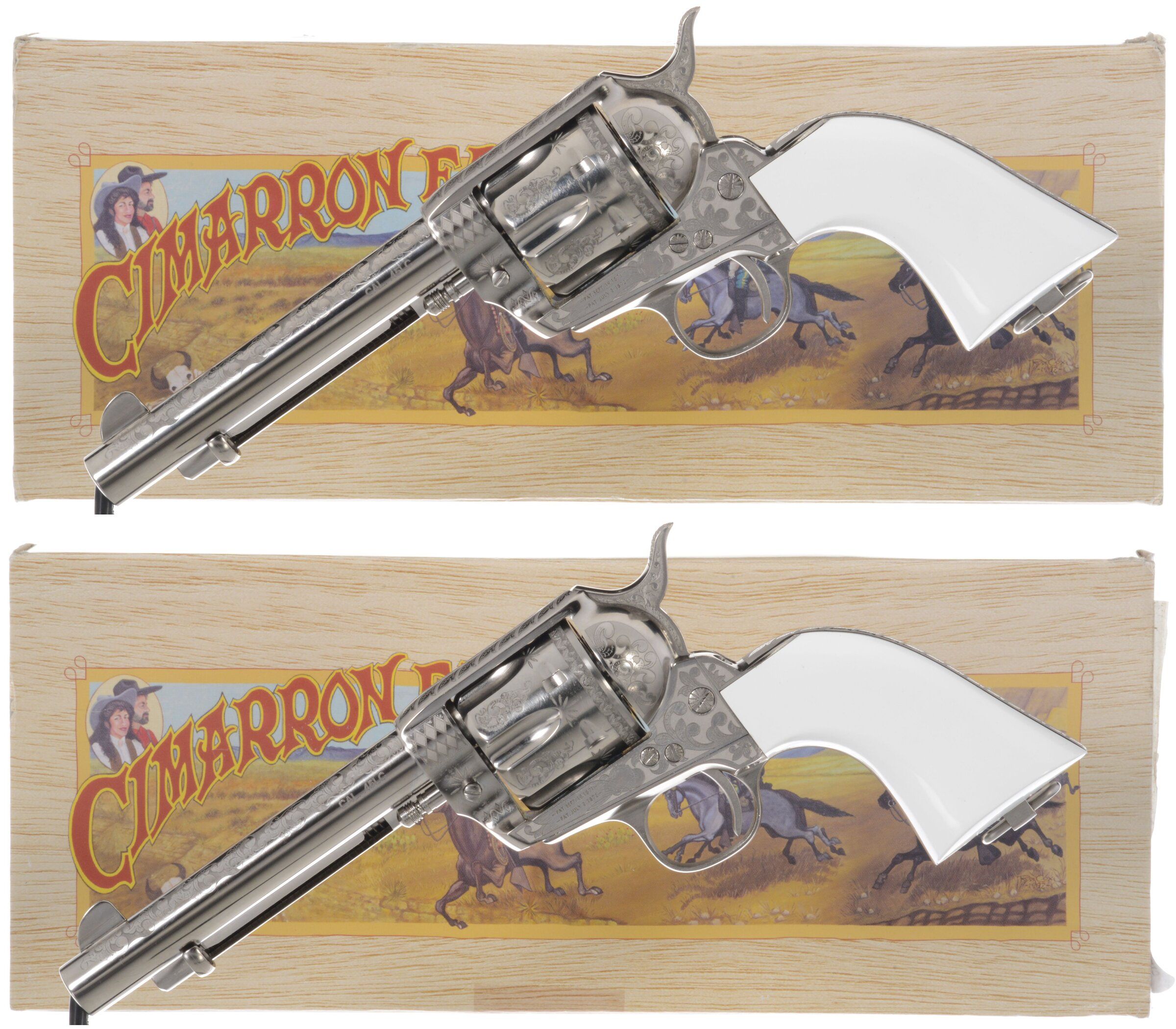 Two Cimarron Frontier George S. Patton Commemorative Revolvers | Rock ...