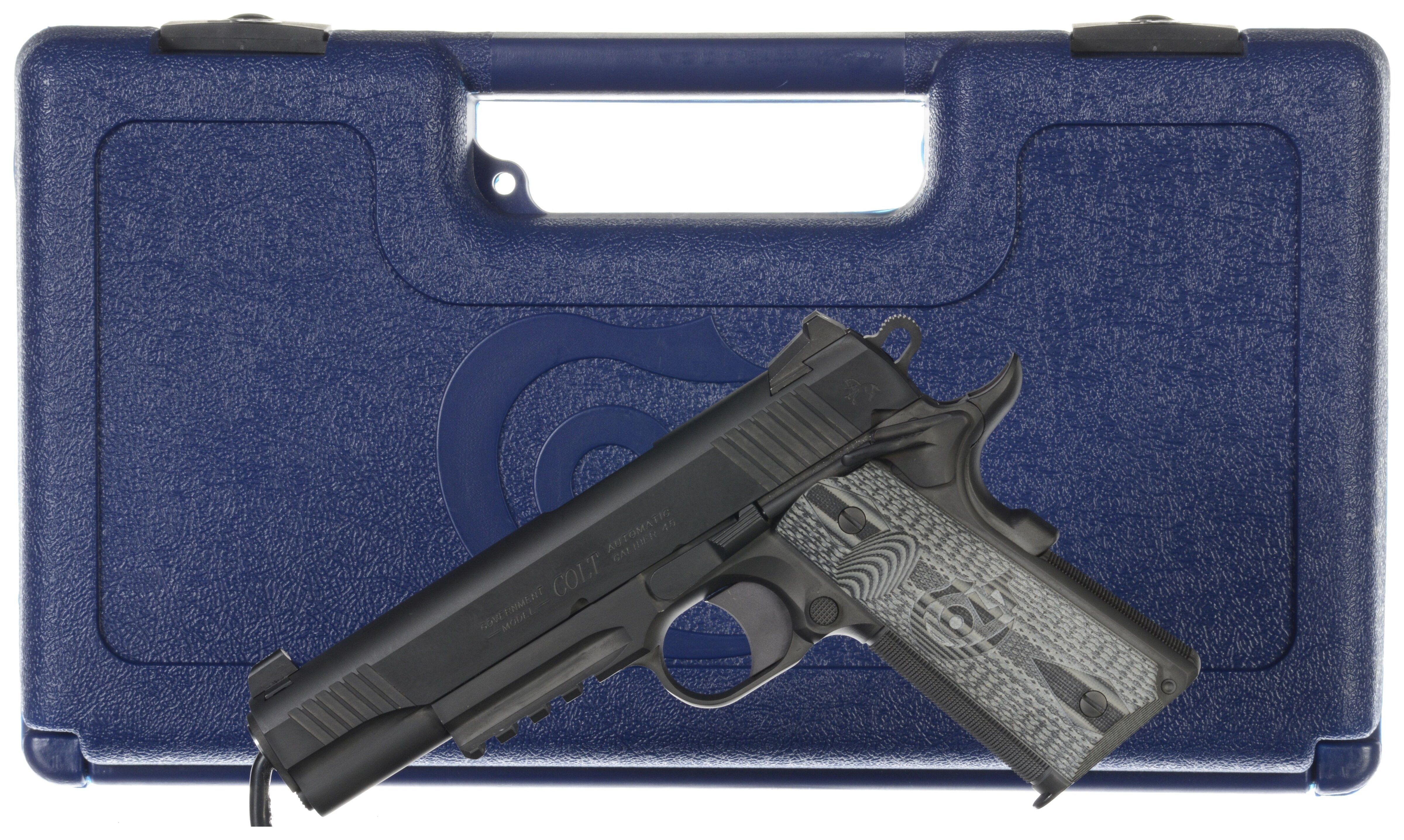 Colt Government Model Combat Unit Pistol with Case | Rock Island Auction