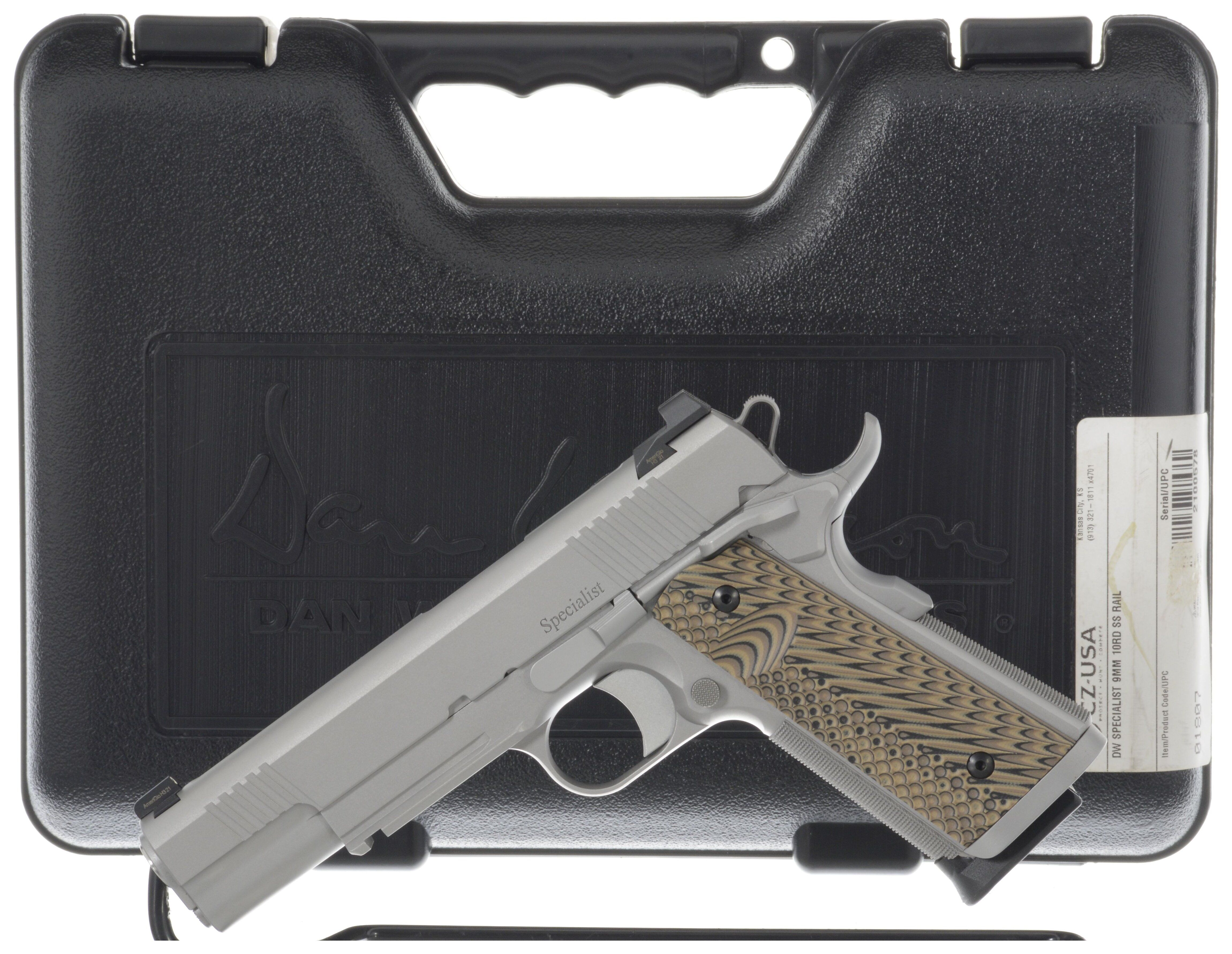 Dan Wesson Specialist Semi-Automatic Pistol with Case | Rock Island Auction