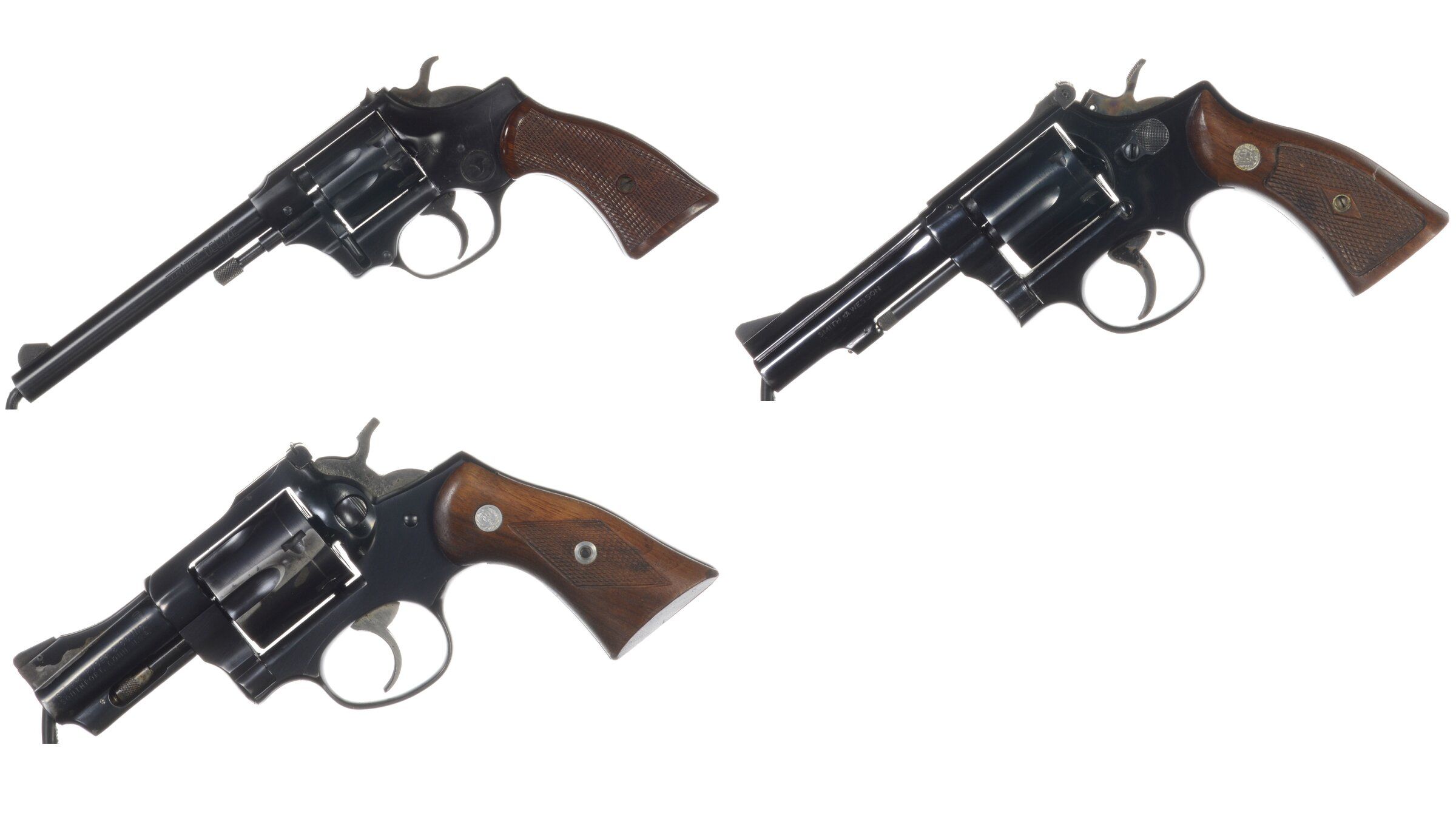 Three Double Action Revolvers | Rock Island Auction