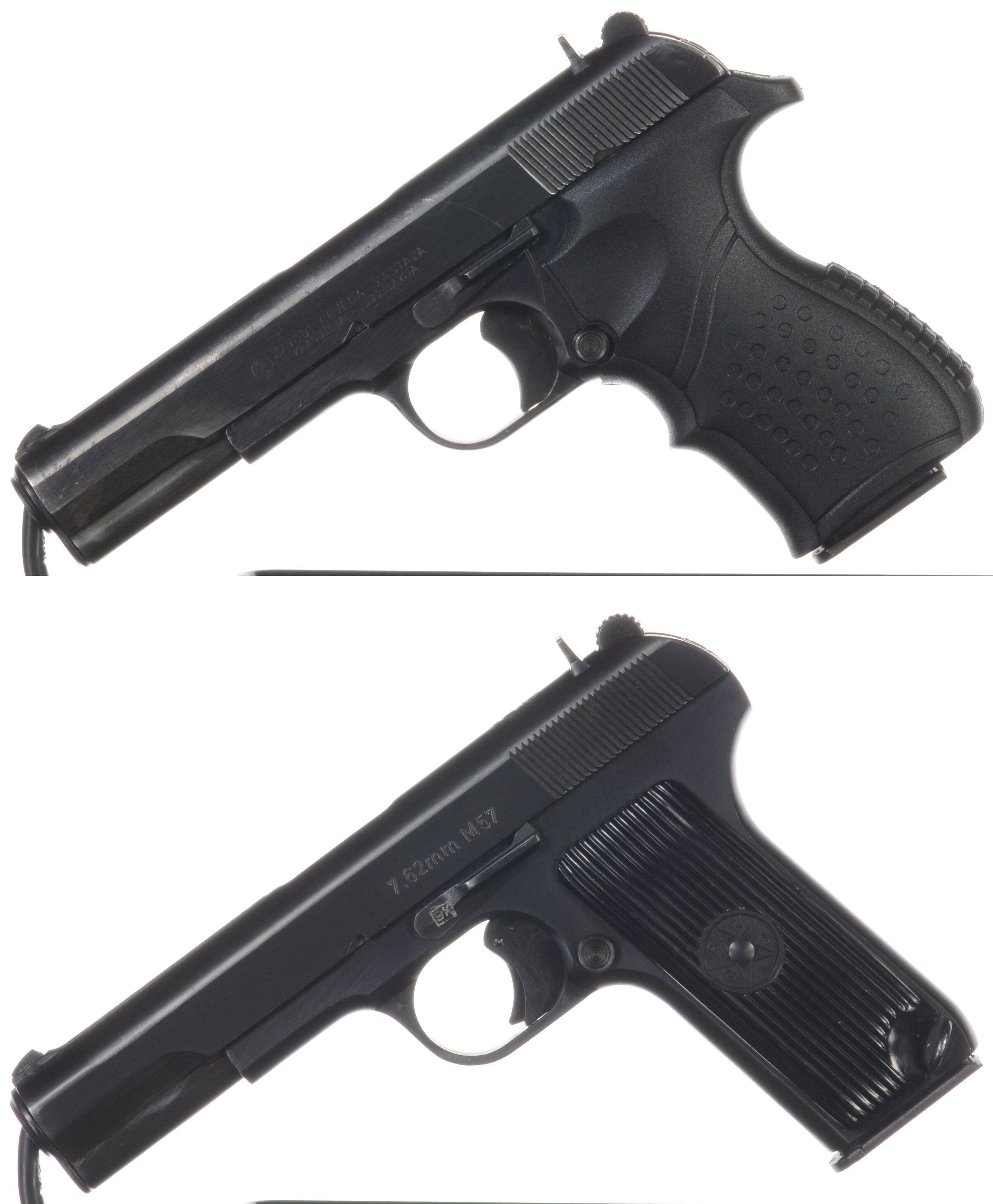 Two Zastava Semi-Automatic Pistols | Rock Island Auction