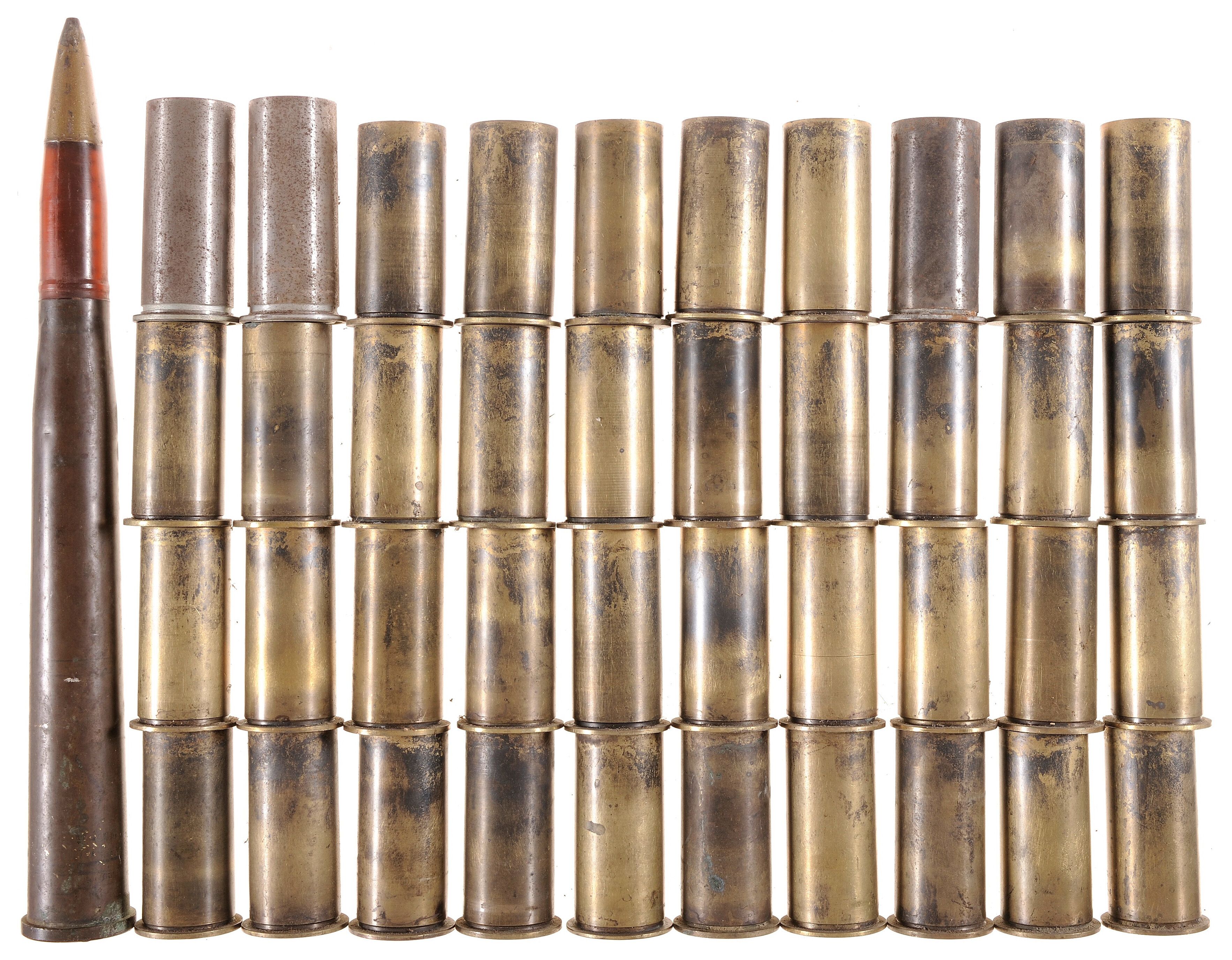 Inert Bofors 40mm L/70 Display Round and 40mm Casings | Rock Island Auction