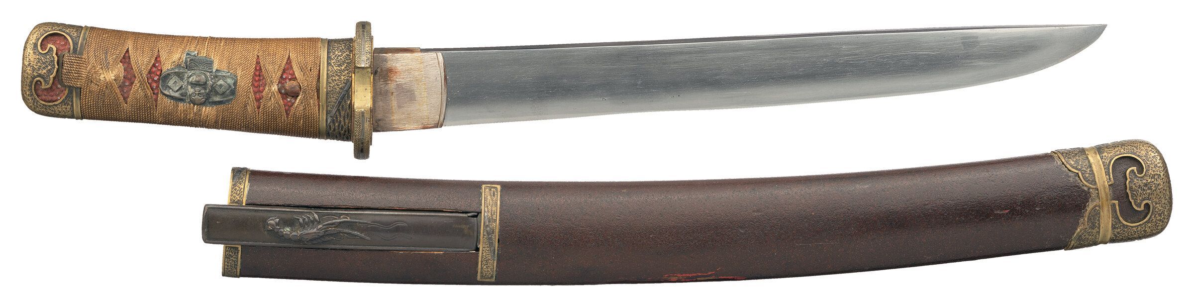 Tanto-Length Japanese Knife with Case | Rock Island Auction