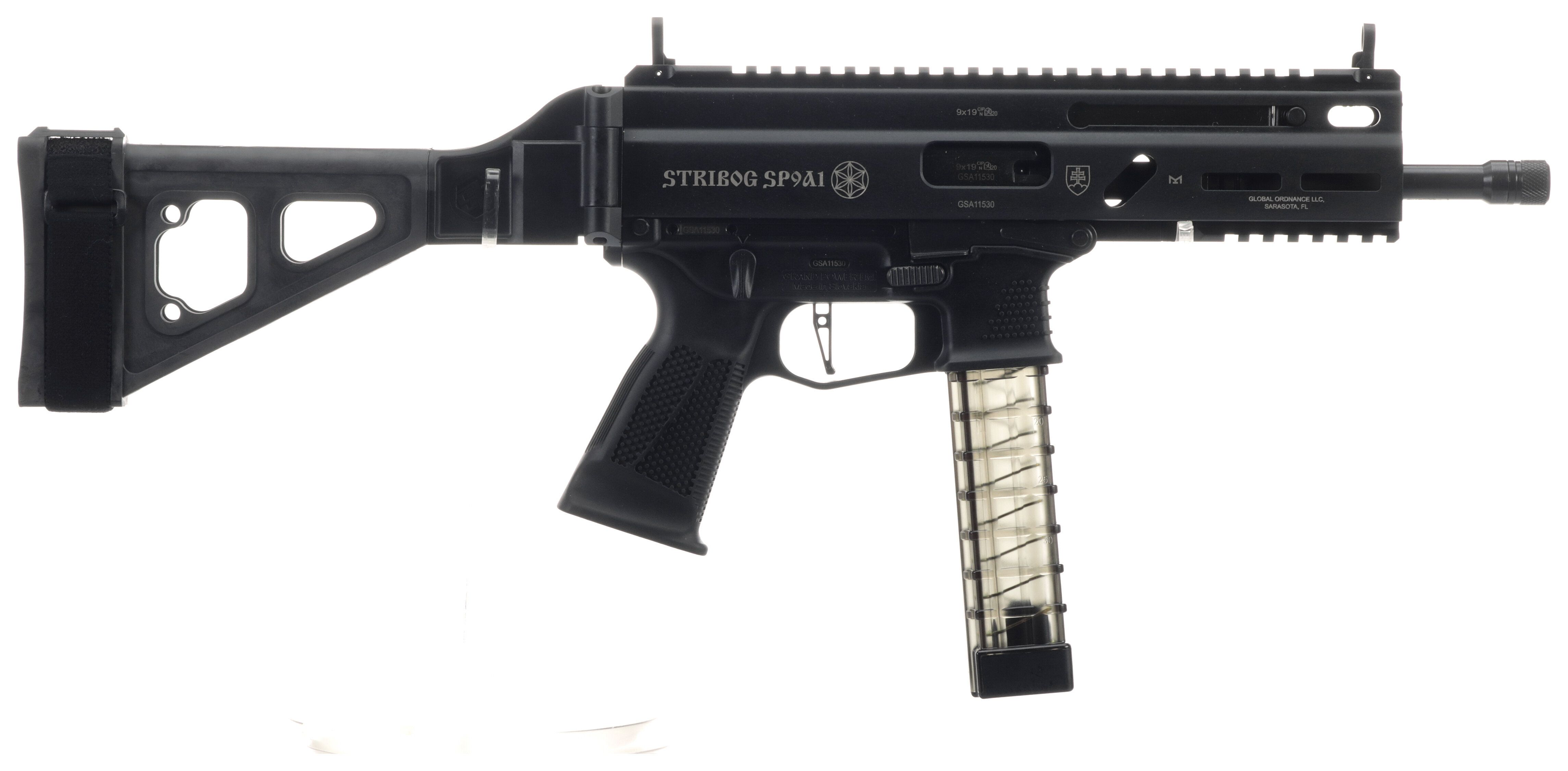 Grand Power Stribog SP9A1 Semi-Automatic Pistol with Case | Rock Island ...