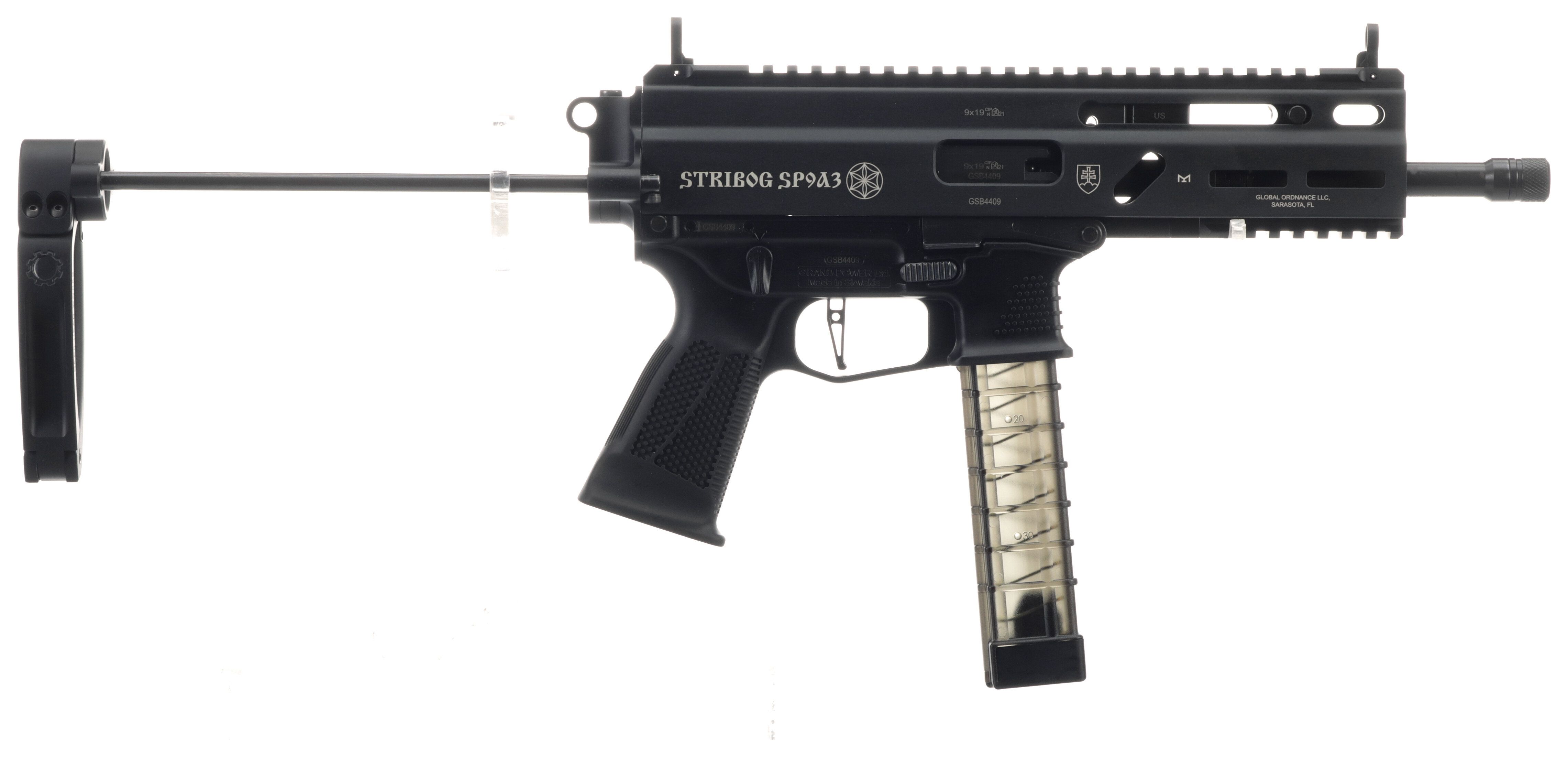 Grand Power Stribog SP9A3 Semi-Automatic Pistol with Case | Rock Island ...