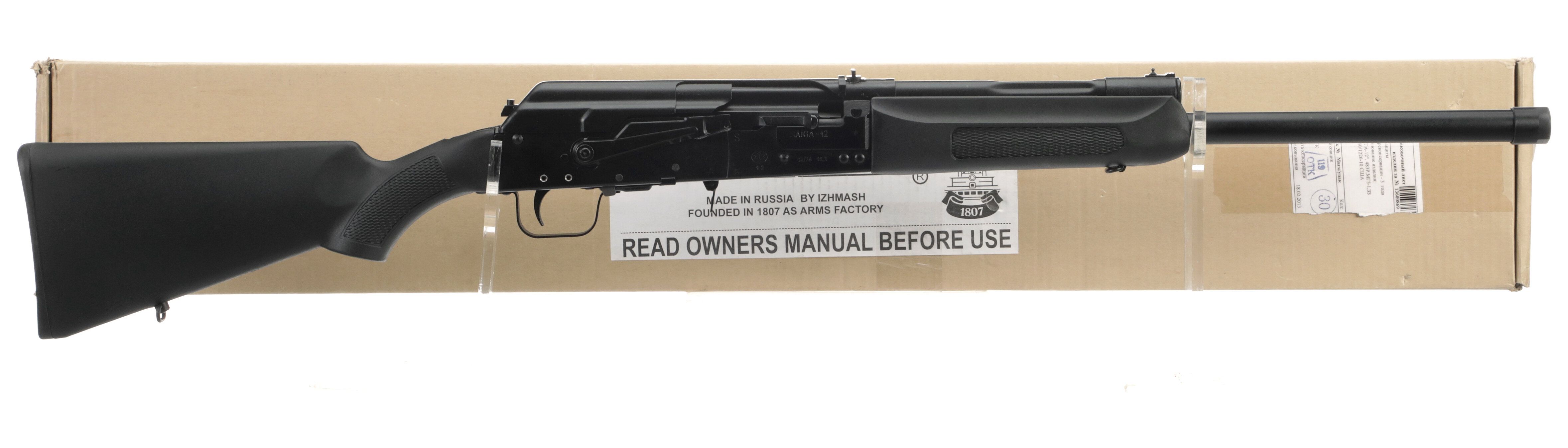 Izhmash Saiga 12 Semi-Automatic Shotgun with Box | Rock Island Auction
