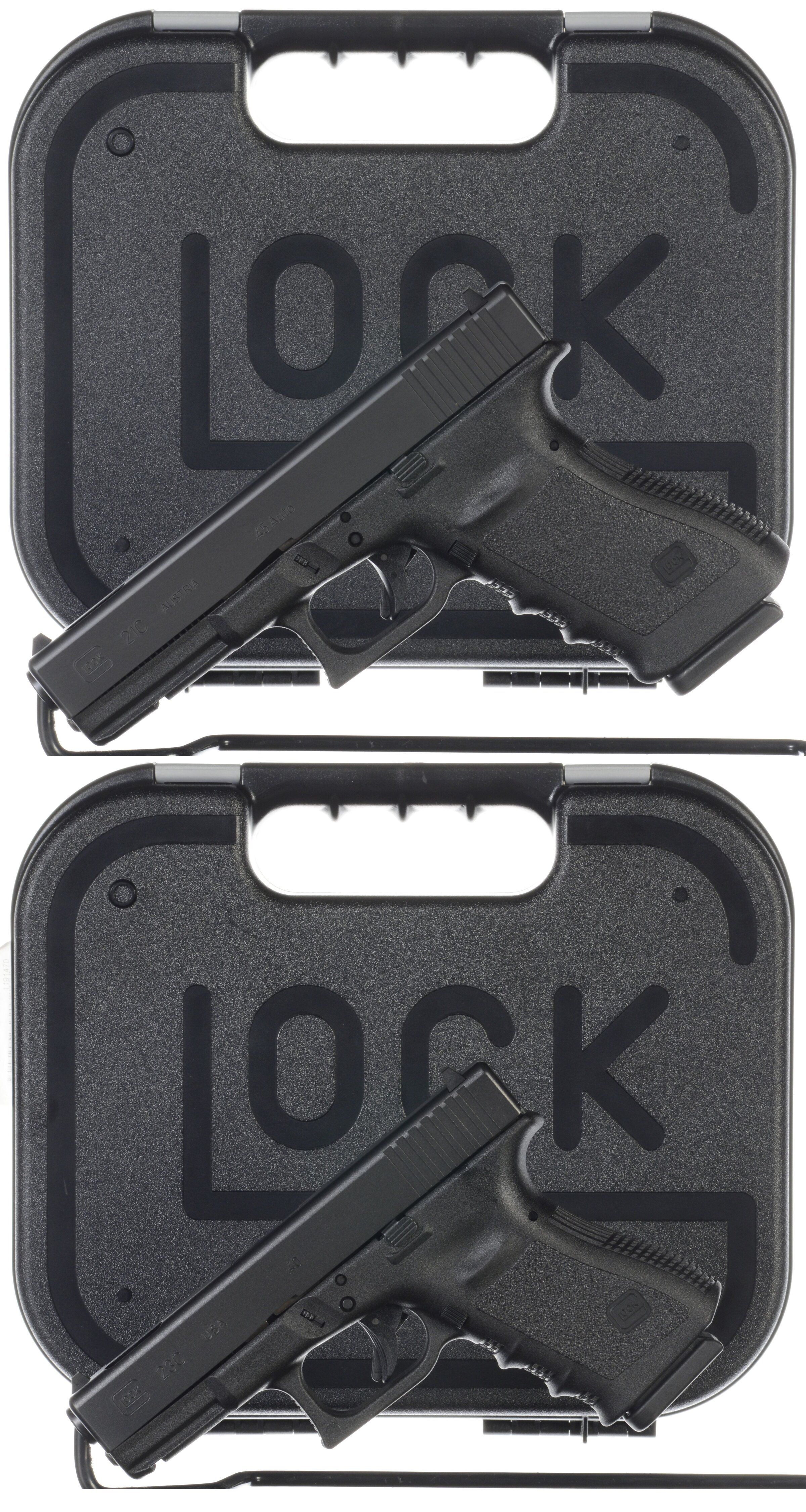 Two Glock Gen 3 Semi-Automatic Pistols with Cases | Rock Island Auction