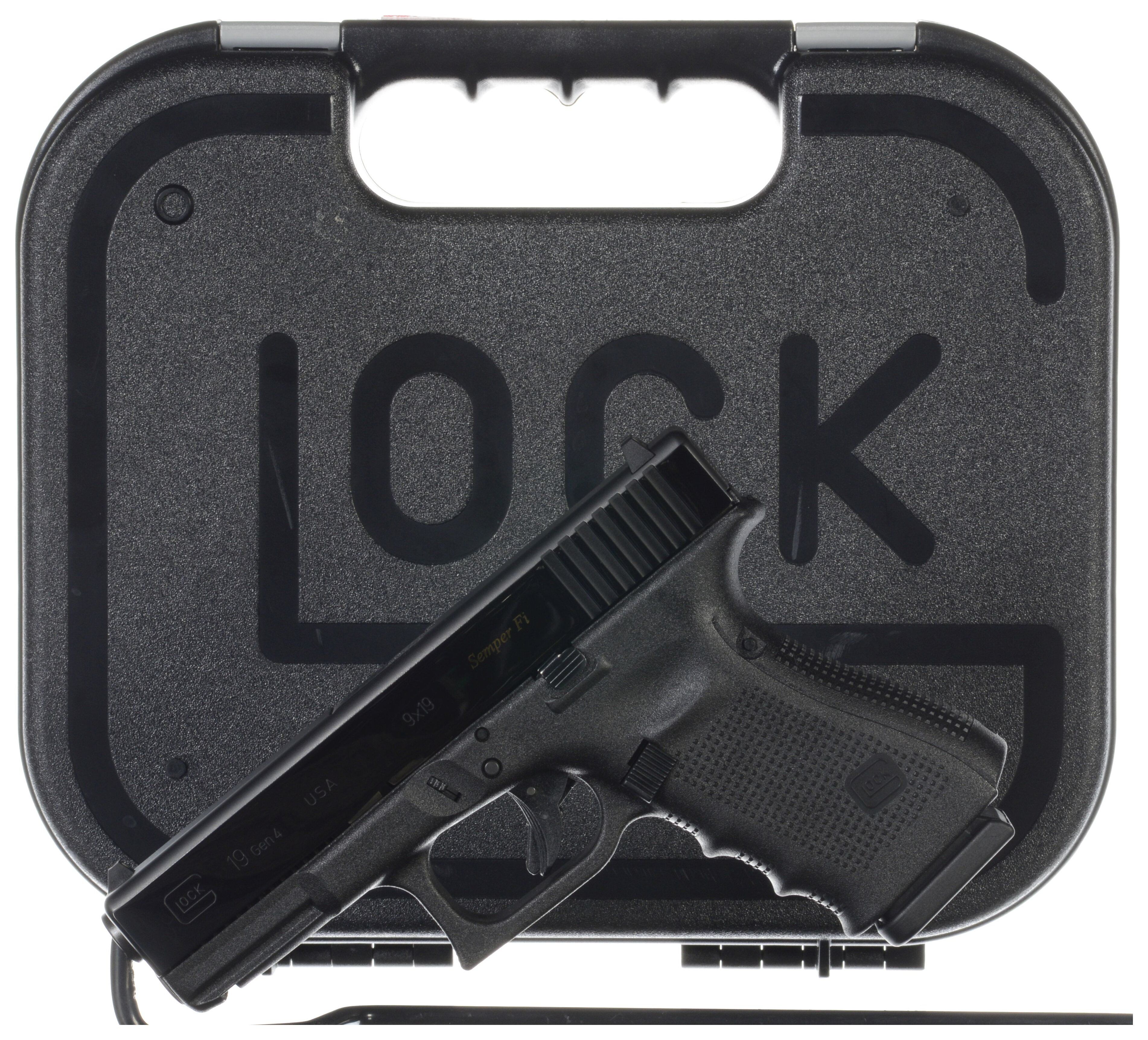 Glock Model 19 Gen4 Semper Fi Talo Edition Semi-Automatic Pistol | Rock ...