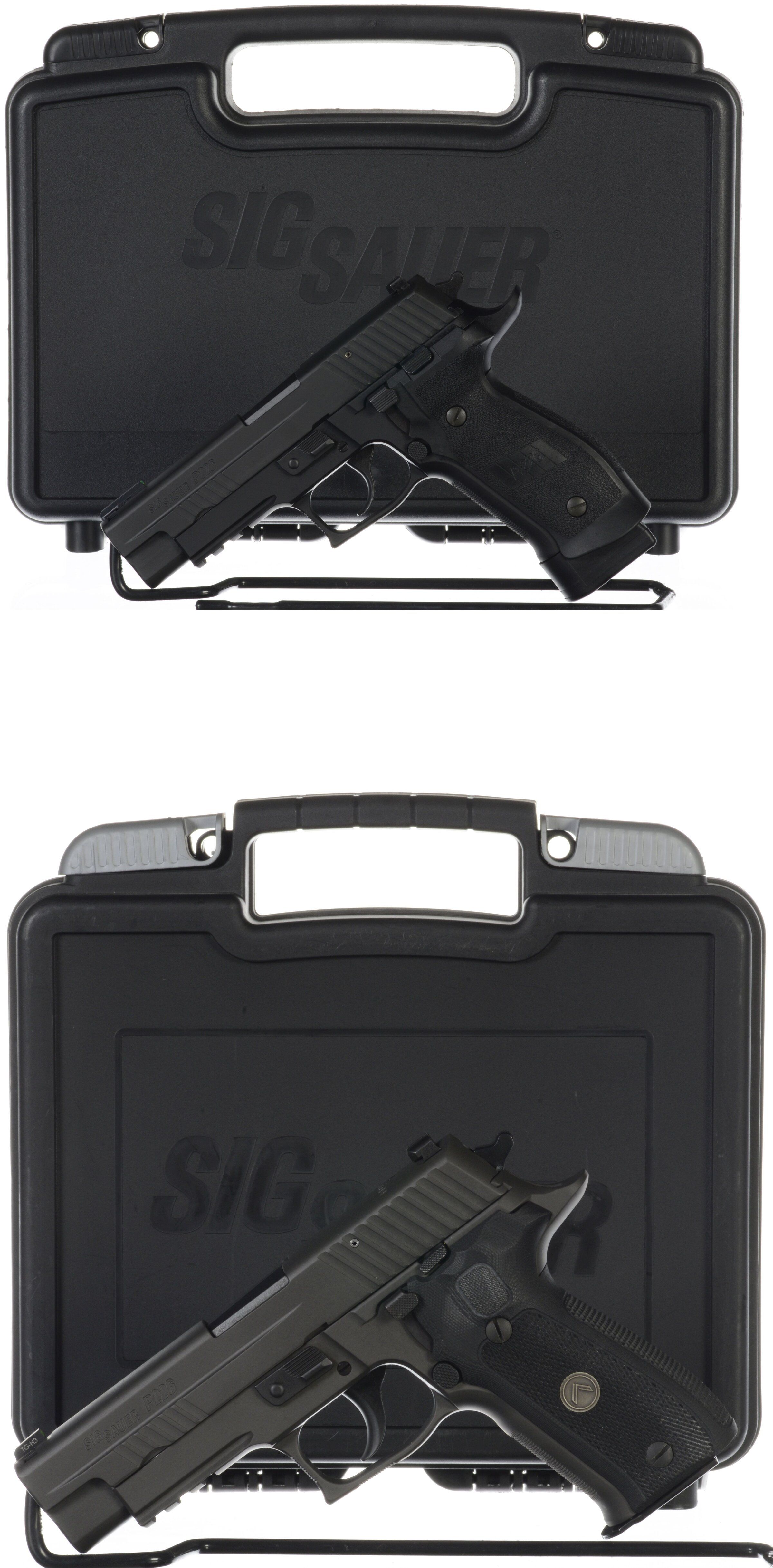 Two Sig Sauer P226 Semi-Automatic Pistols with Cases | Rock Island Auction